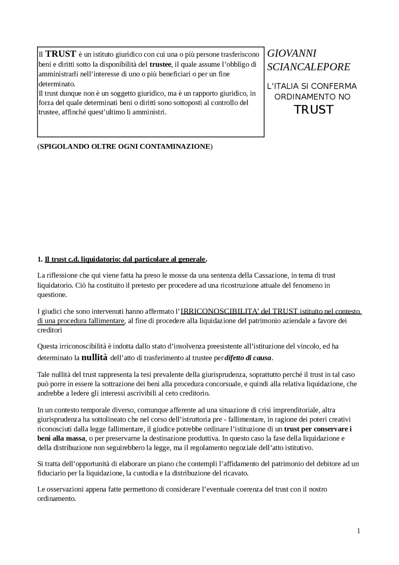 Diritto Civile Saggi Dispense Di Diritto Civile Docsity
