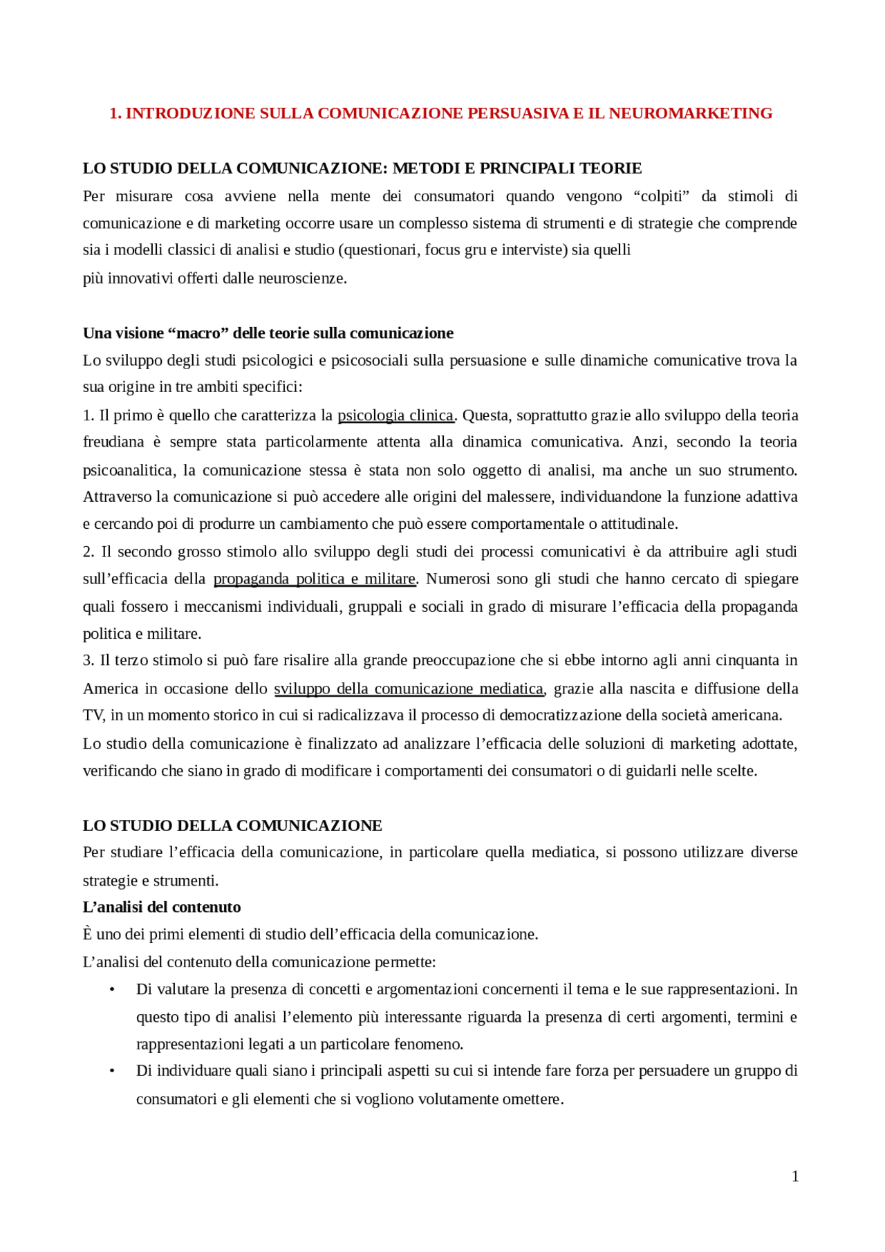 Psicologia Della Comunicazione E Neuromarketing Russo Docsity
