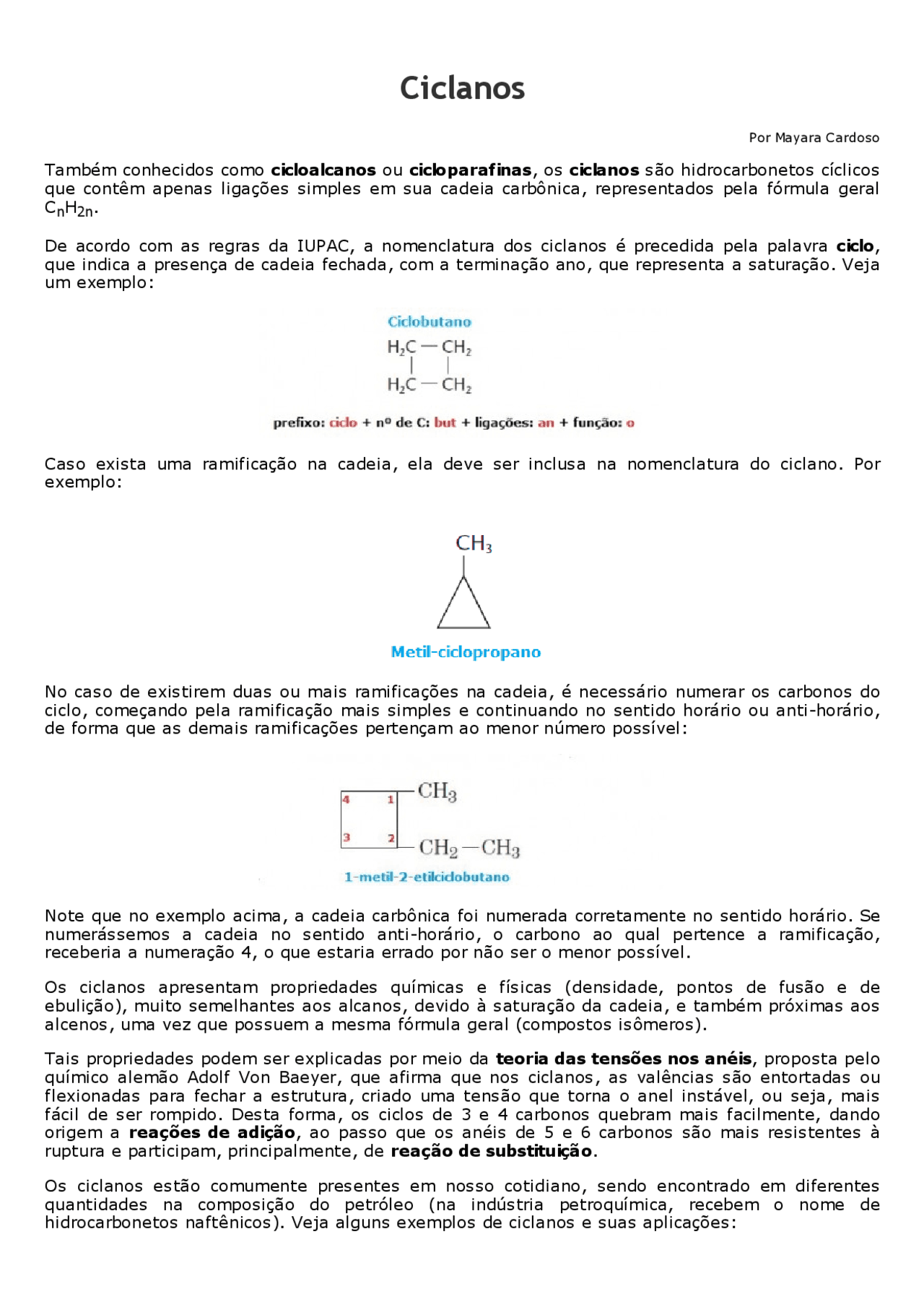 Química Orgânica Hidrocarbonetos Docsity