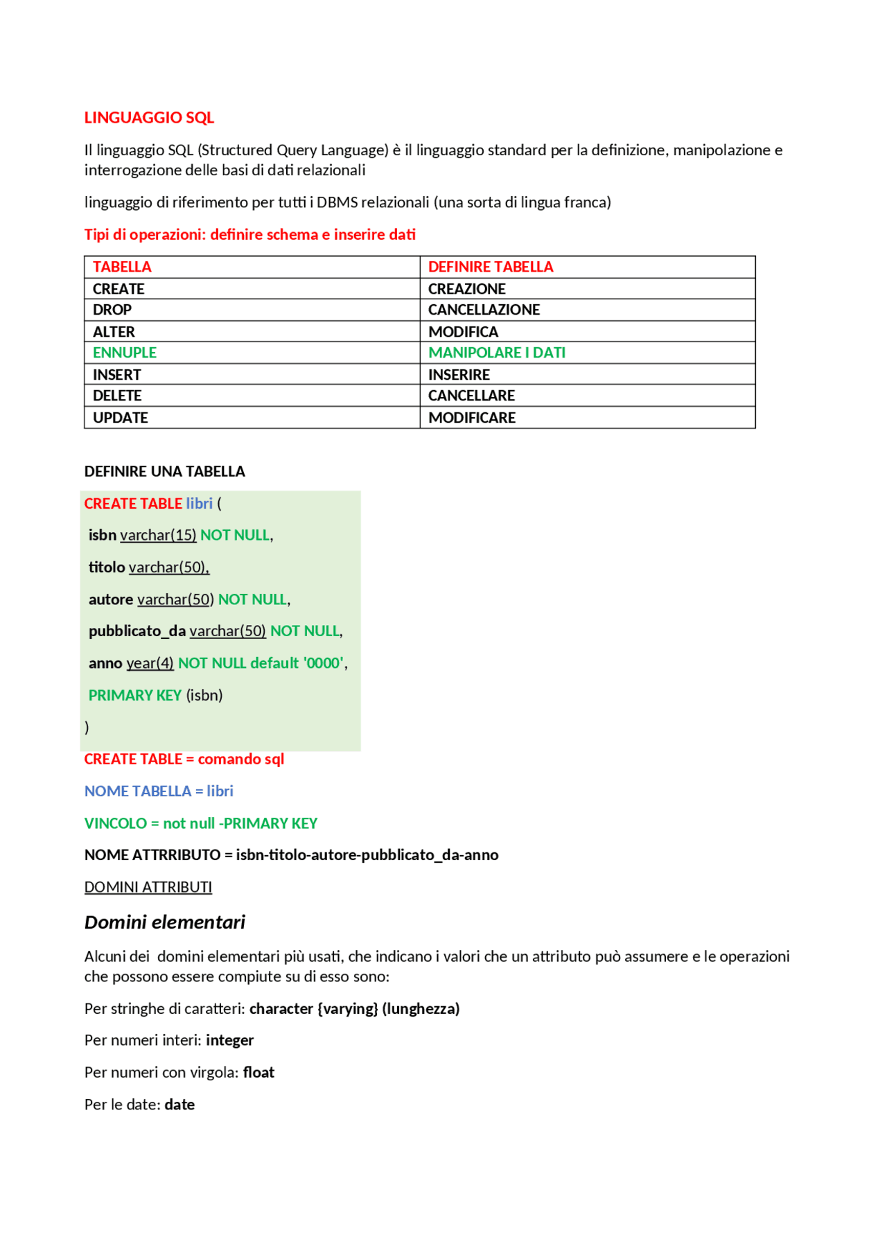 Informatica Database Docsity