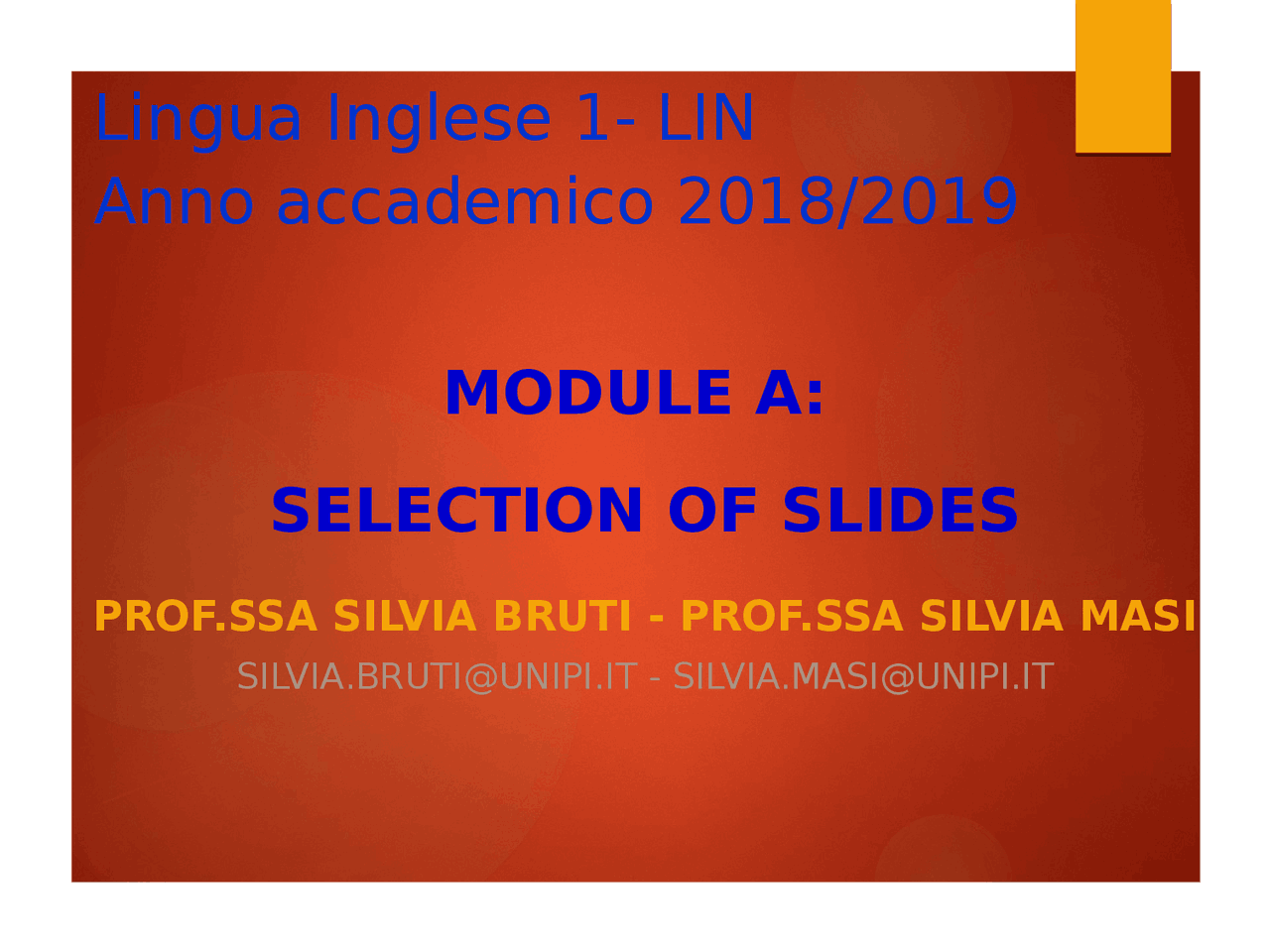 Slides Di Lingua Inglese1 Dispense Di Lingua Inglese Docsity