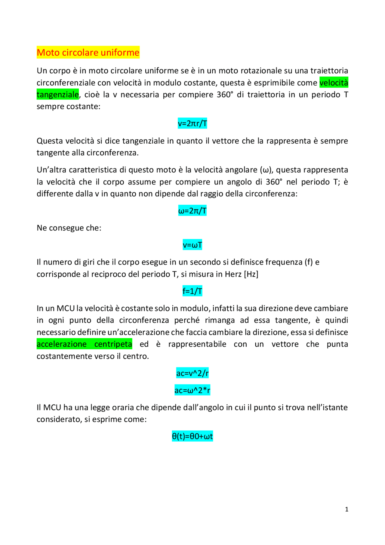 Fisica esercizi seconda parte - Docsity