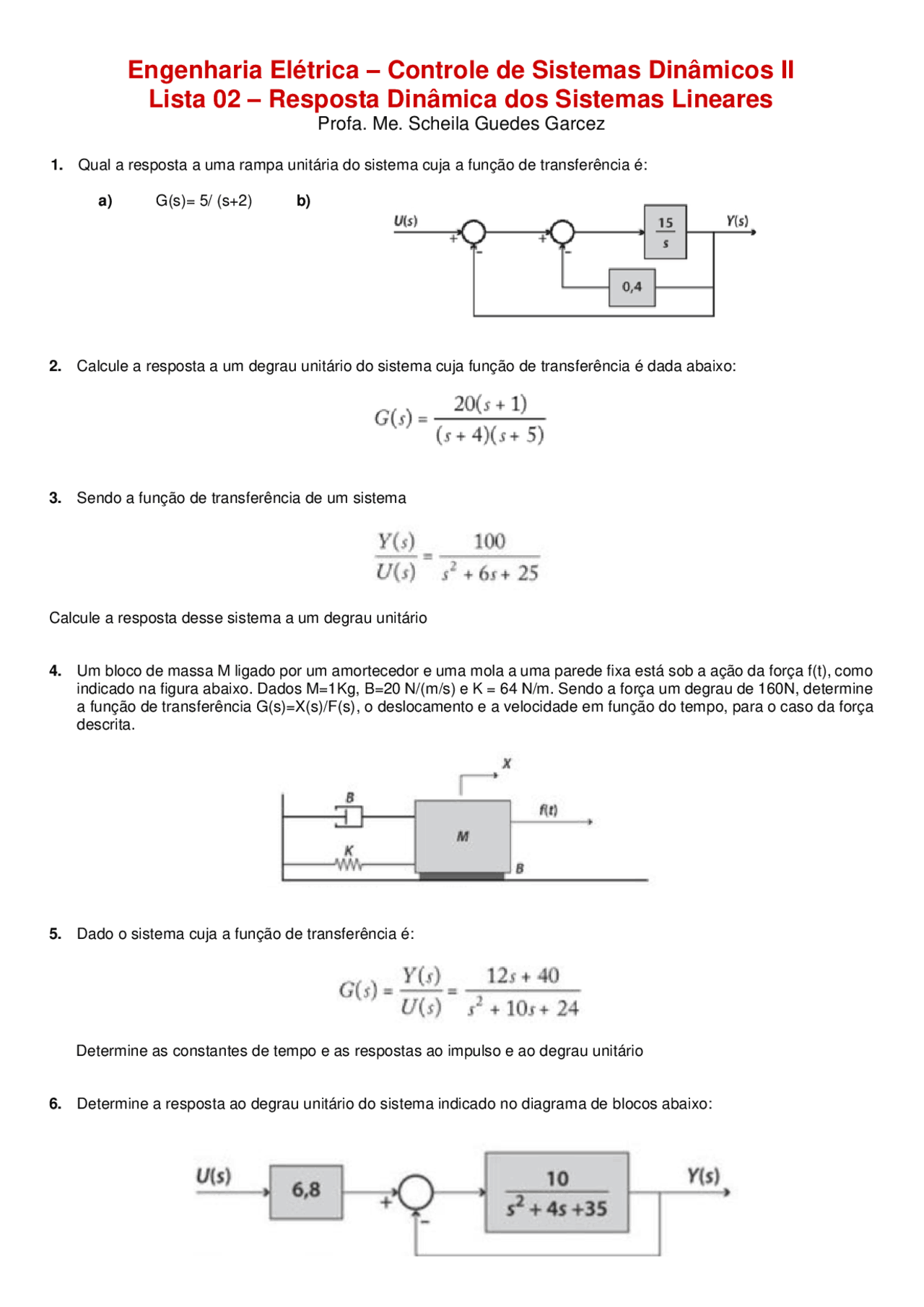 Controle Servomecanismo Para Processo Docsity