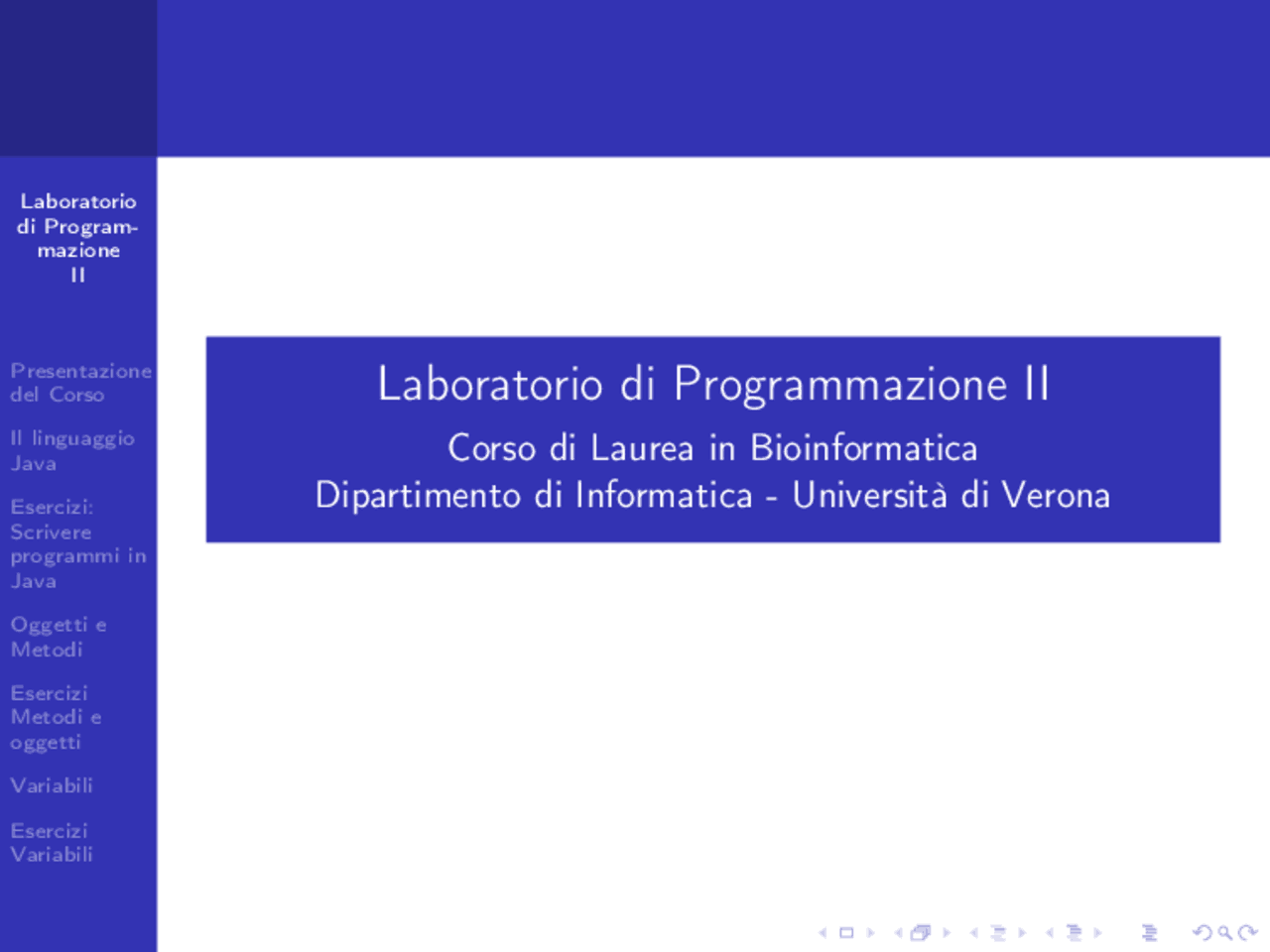 Il linguaggio Java - Introduzione al corso | Slide di Programmazione Java | Docsity