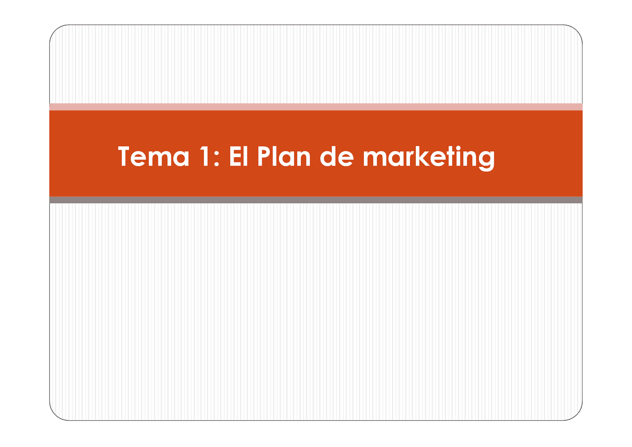 Marketing Estratégico Docsity