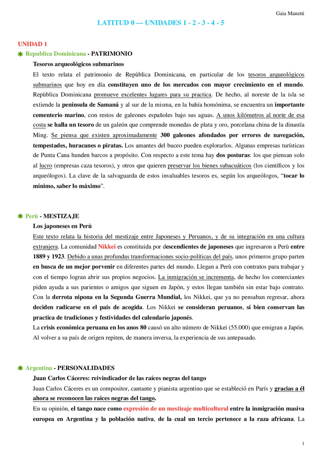 Riassunti Libro Latitud0 Docsity