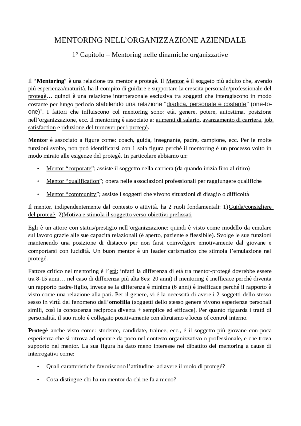 Riassunto Esame Comportamenti Organizzativi E Gestione Delle Risorse