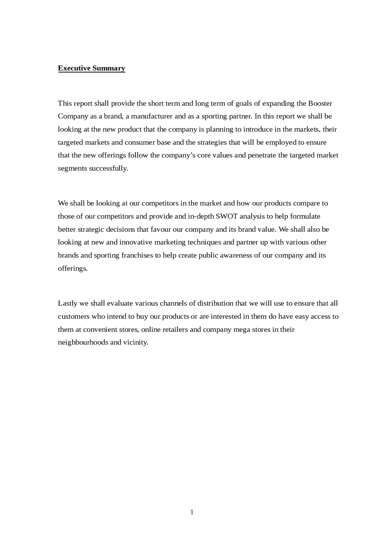 Marketing Assignment Docsity
