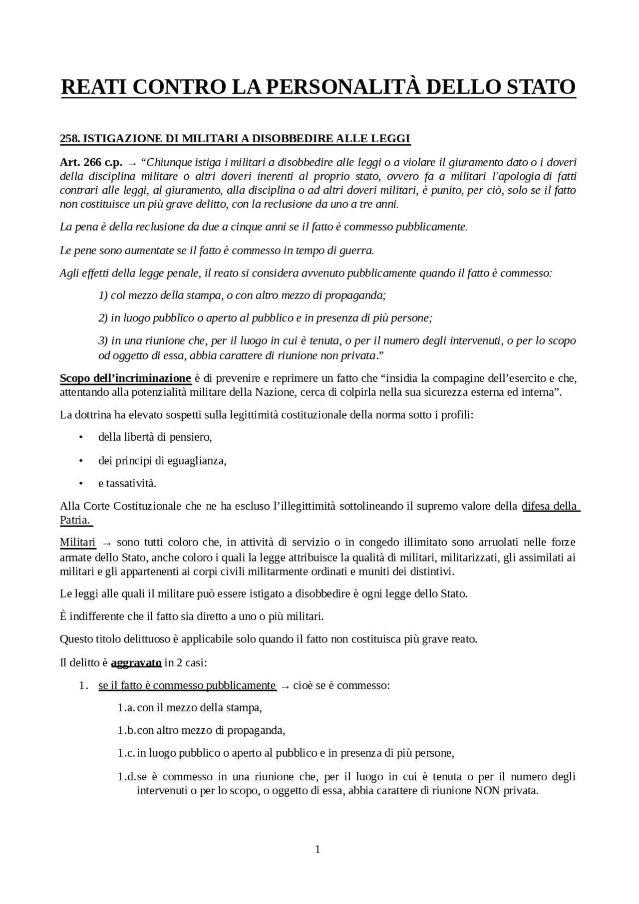 Diritto Penale 2 Prof Rossi Riverditi Docsity