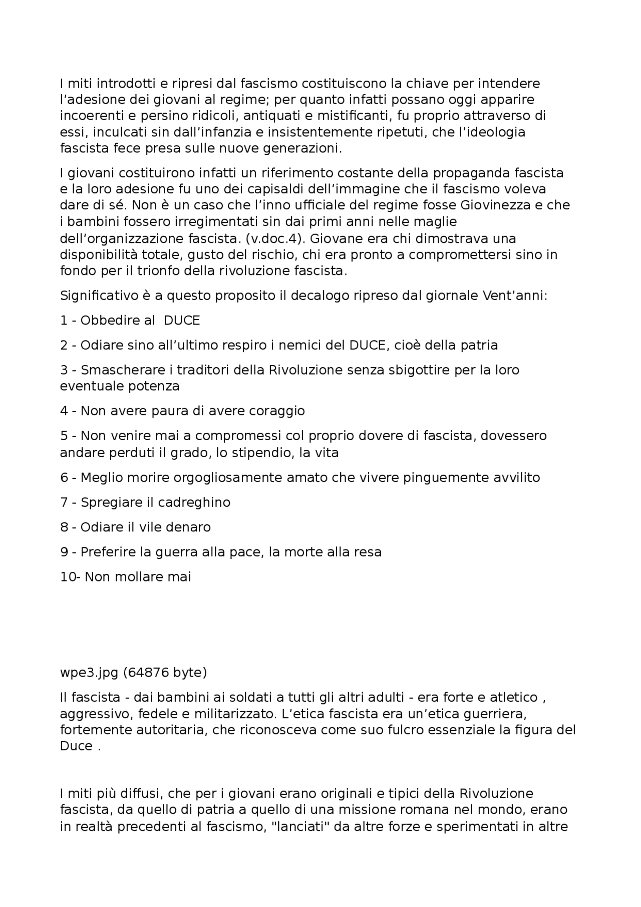 Approfondimento Sul Regime Docsity