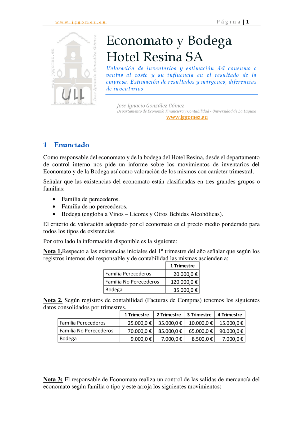 Ejercicios De Contabilidad De Costes Y Gestion Ejercicios De