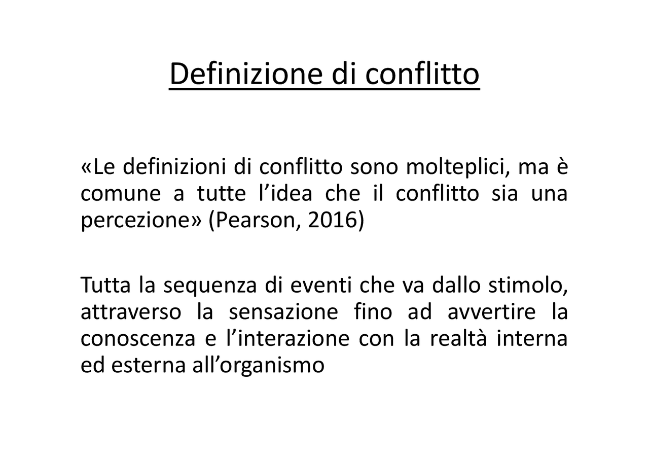 Gruppo Conflitto E Negoziazione Docsity