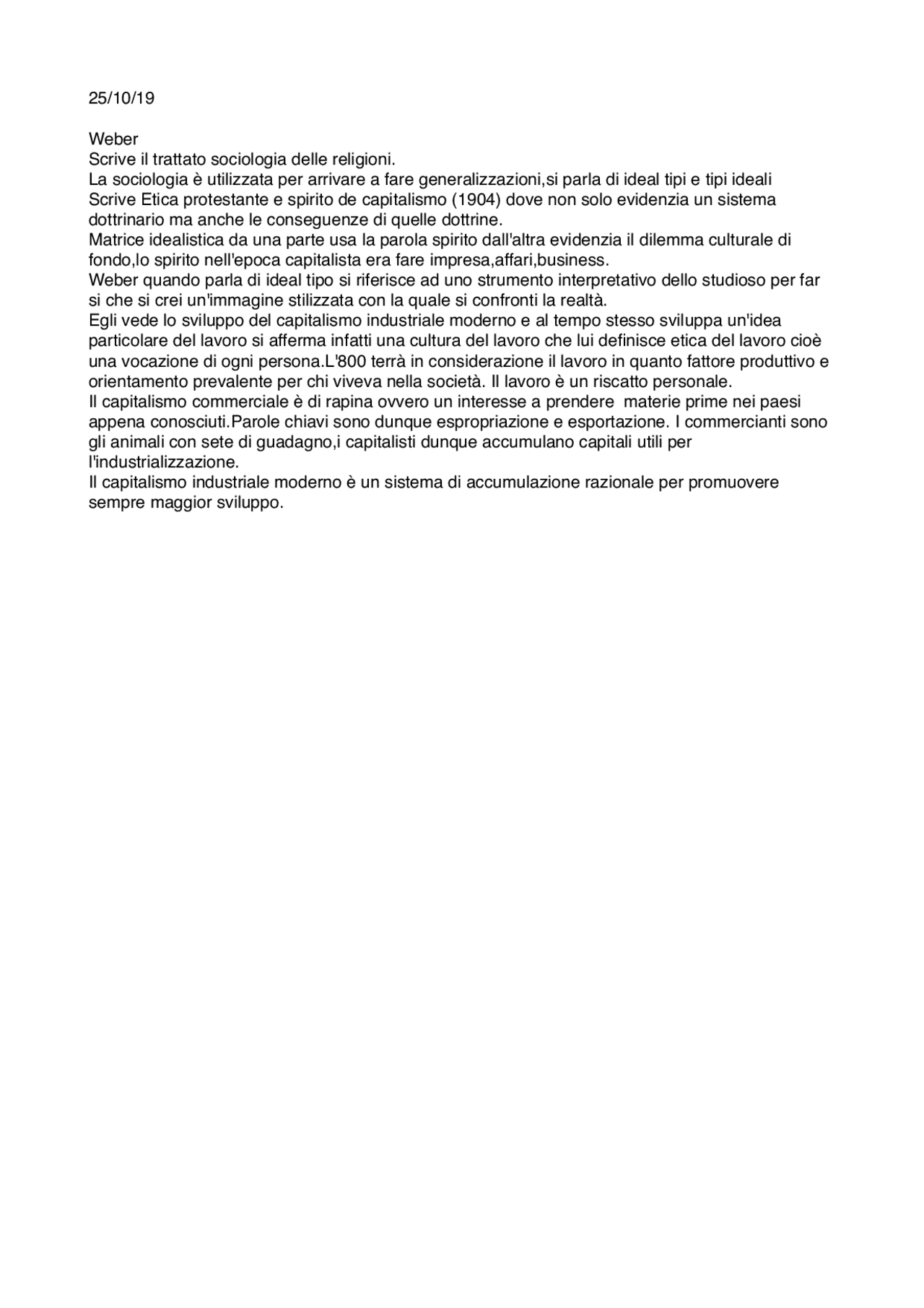 5 Lezione Sociologia Dello Sviluppo Docsity