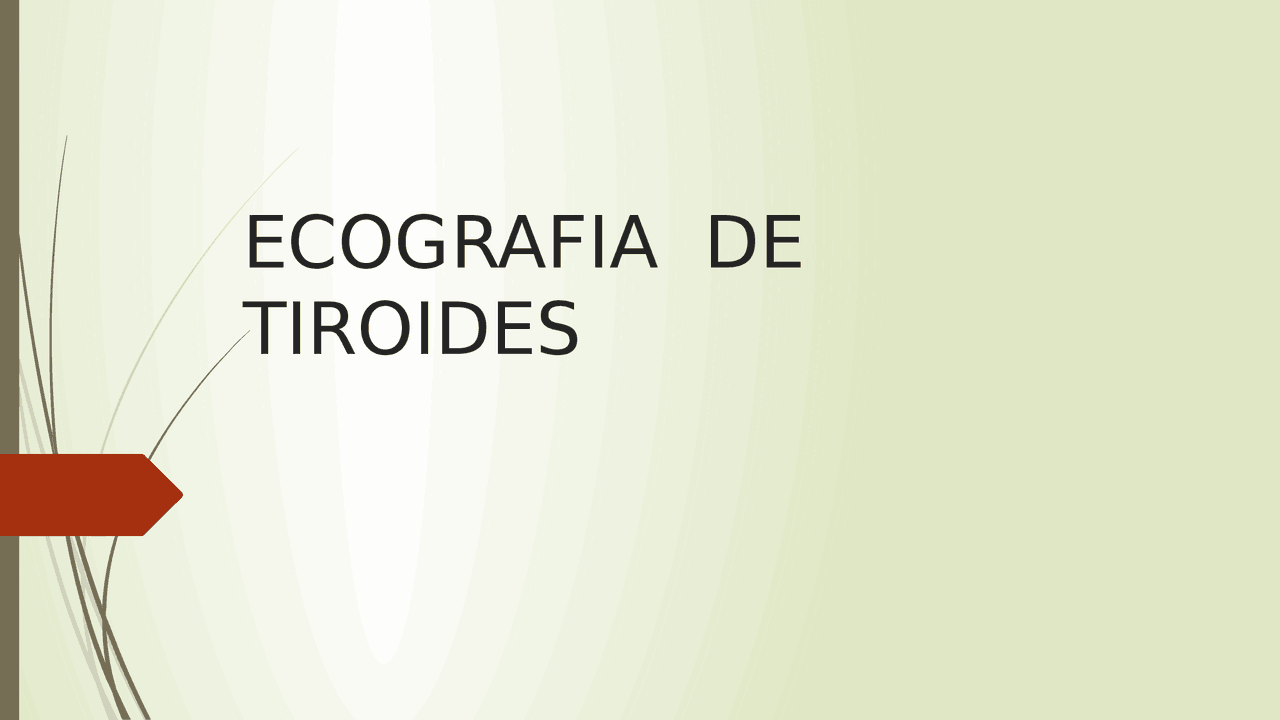 Tiroides visión ecografica - Docsity