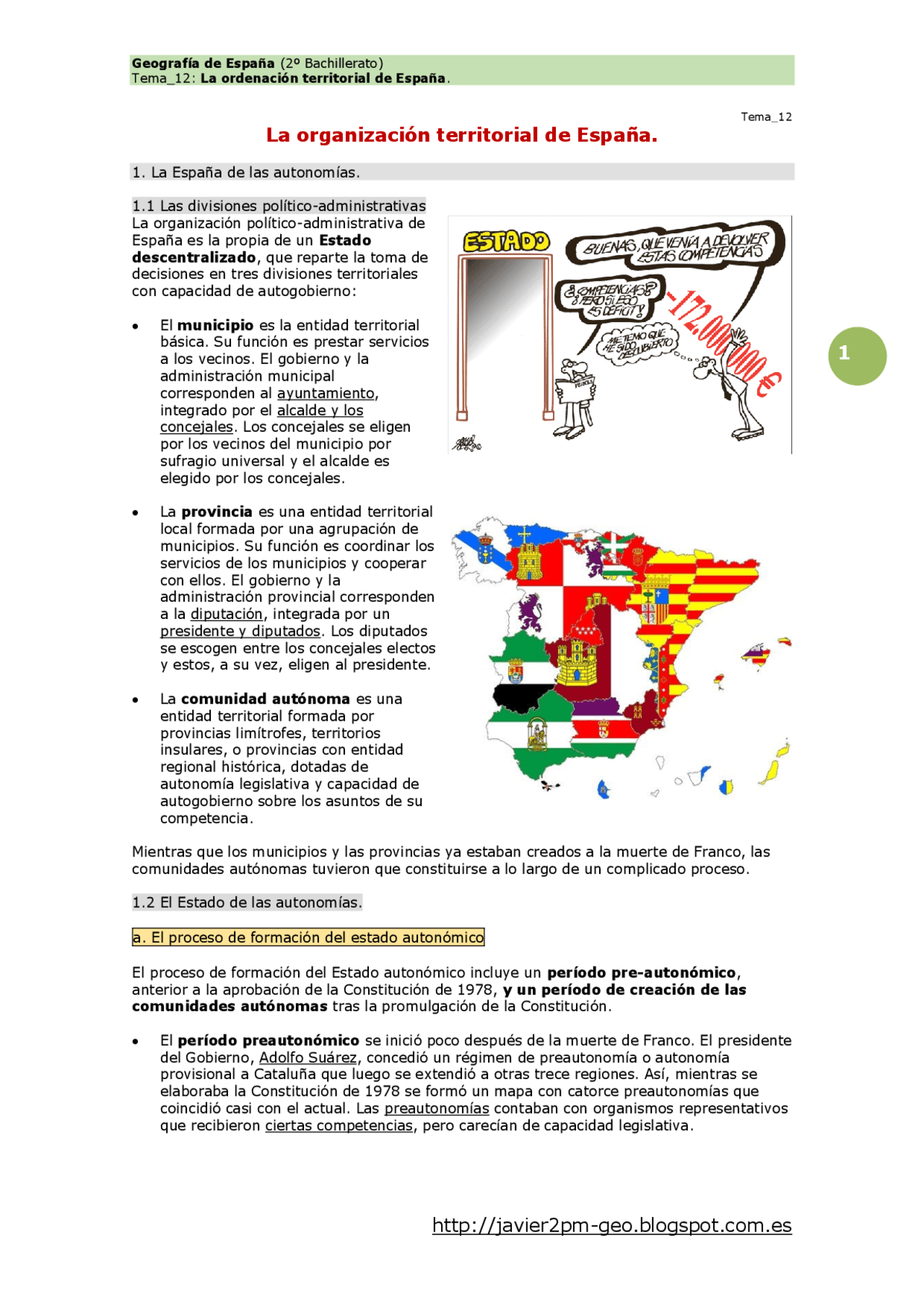 Geografía 2 Bachillerato Apuntes Docsity