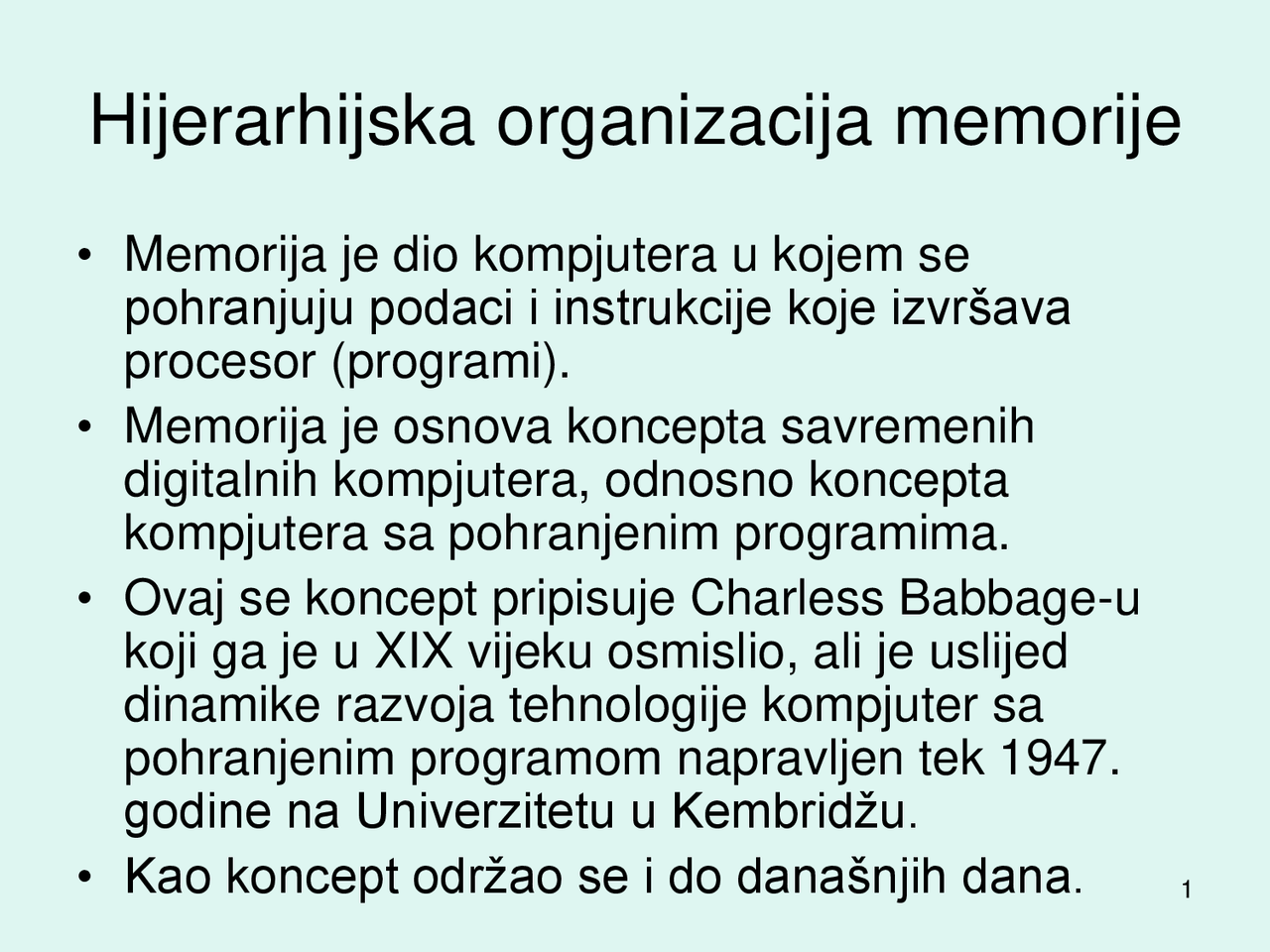Primarna Memorija Računala Rezime Predlog Informatika Docsity
