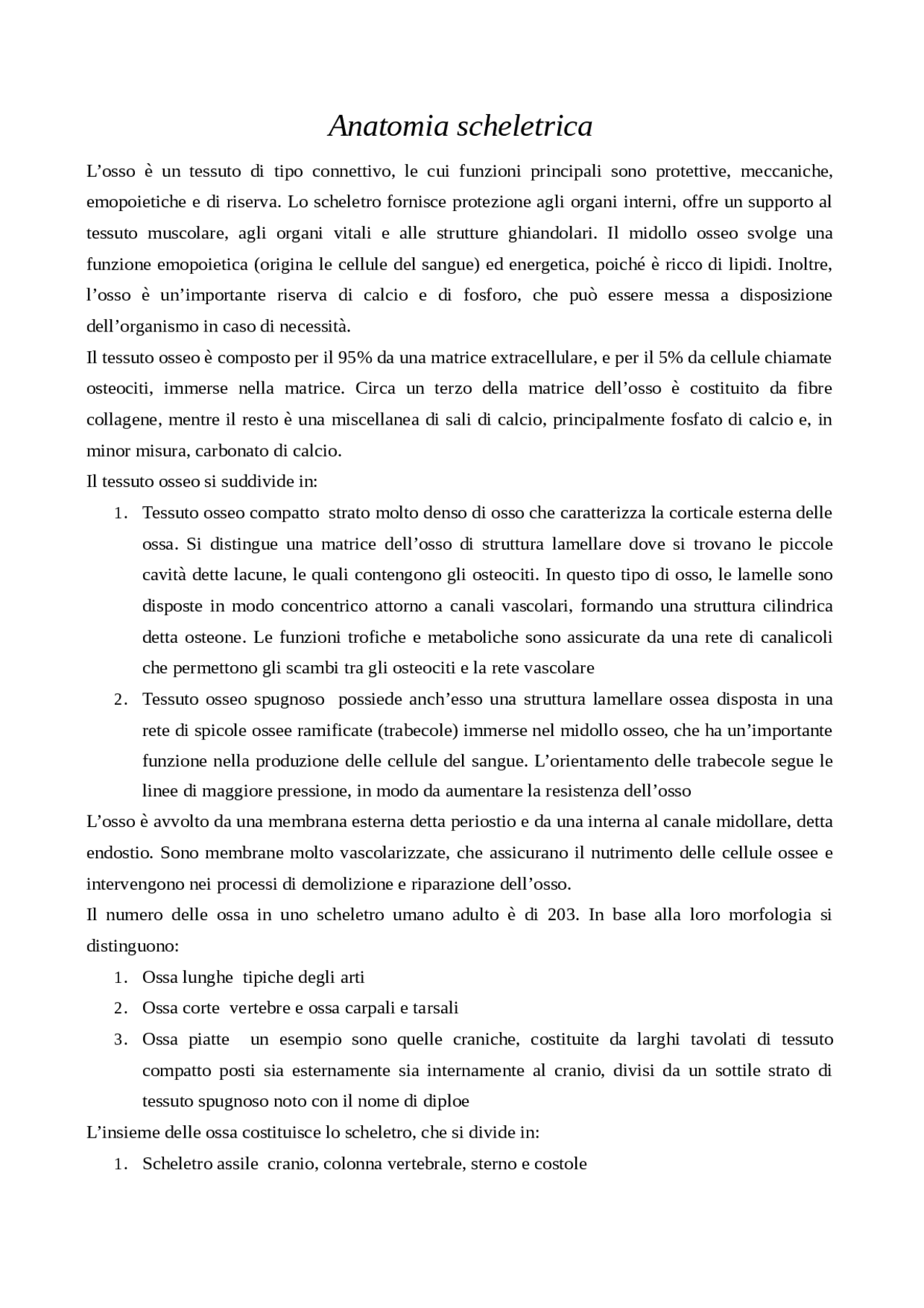 Archeologia Dei Resti Umani Docsity