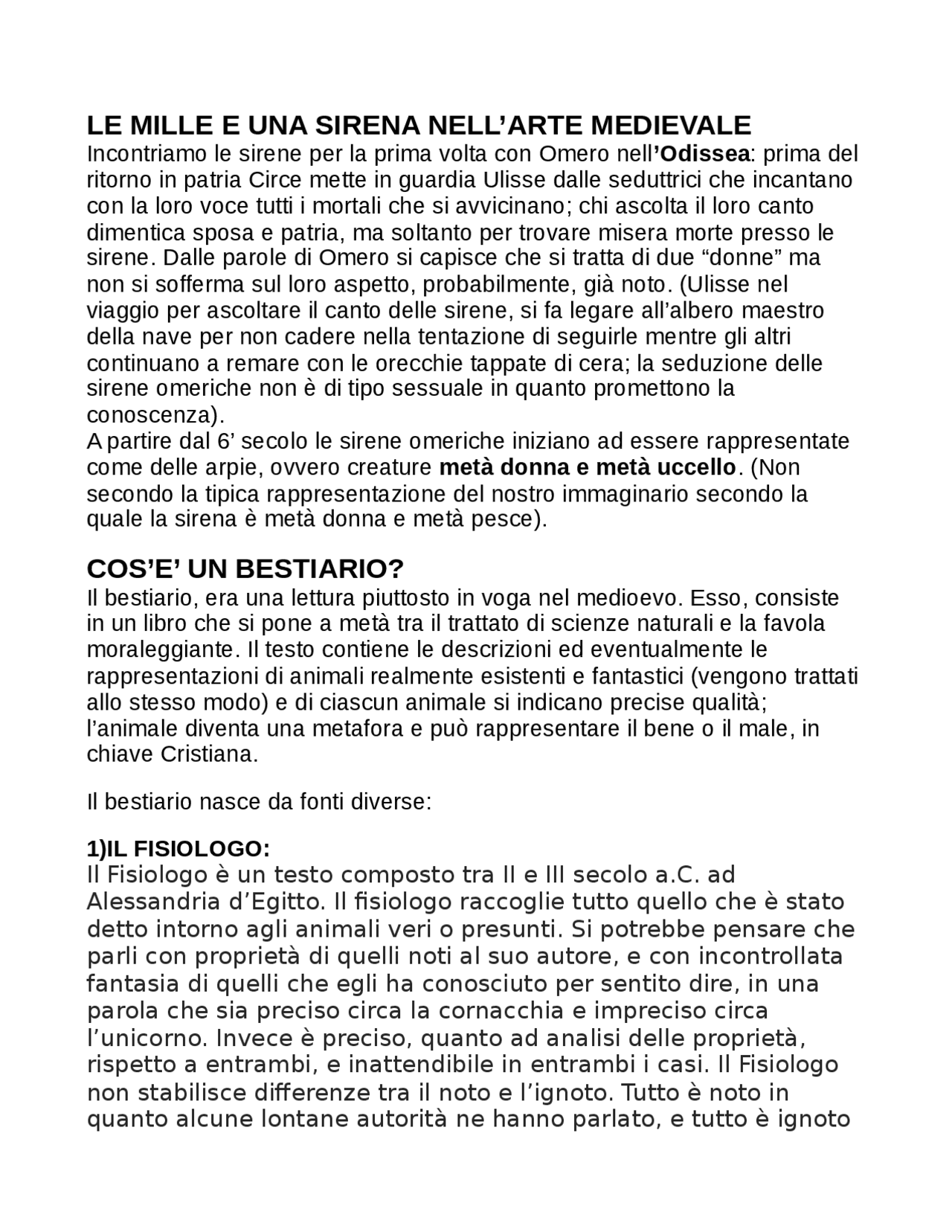 LA SIRENA IN FIGURA, forme del mito tra arte, filosofia e letteratura ...