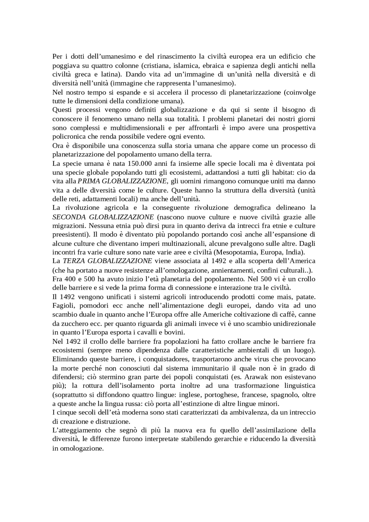 Il Tempo Della Complessità Docsity