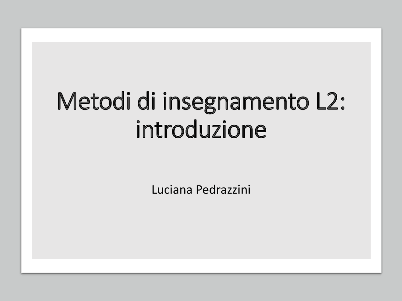 Metodi Di Insegnamento Docsity