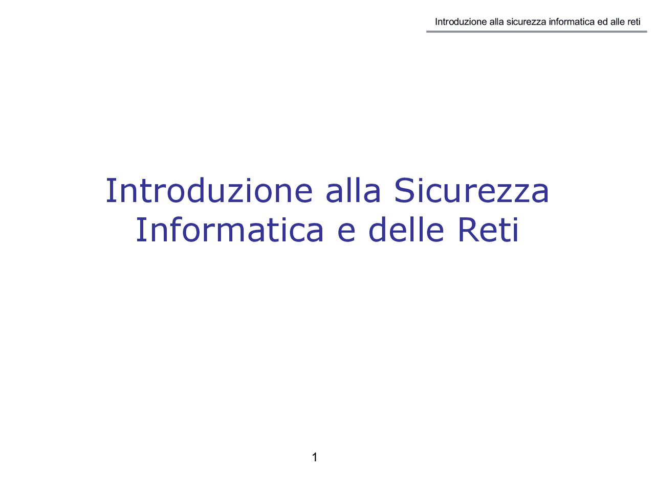 Sicurezza Delle Reti Ed Informatica Docsity