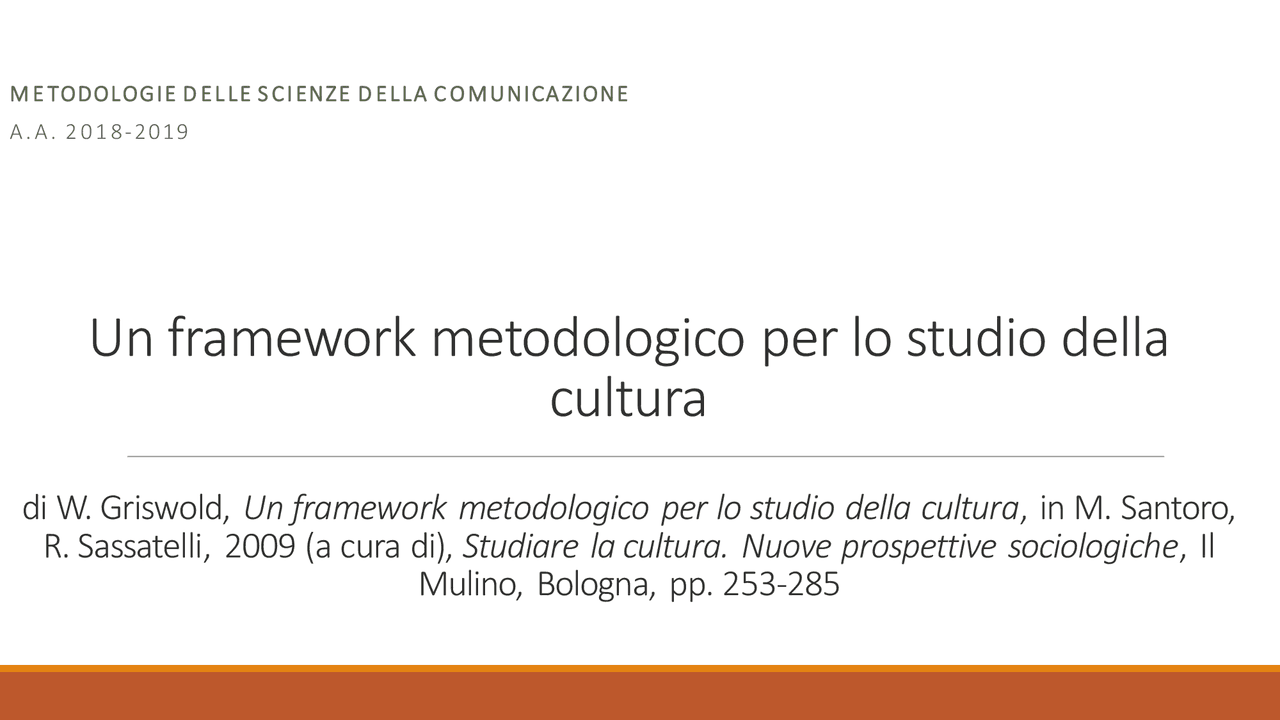 Metodologie Della Comunicazione Docsity