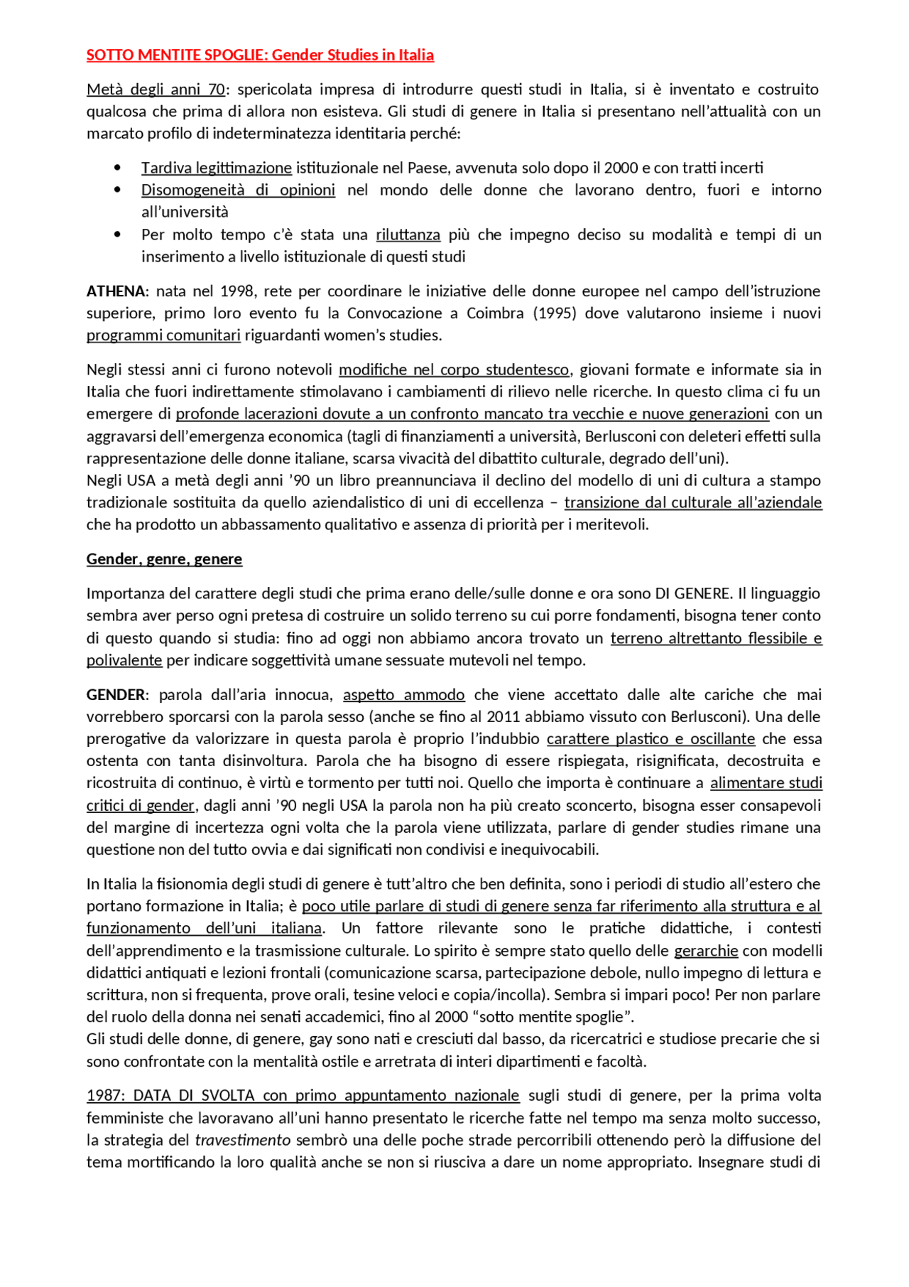 Questioni Di Genere Connell Docsity