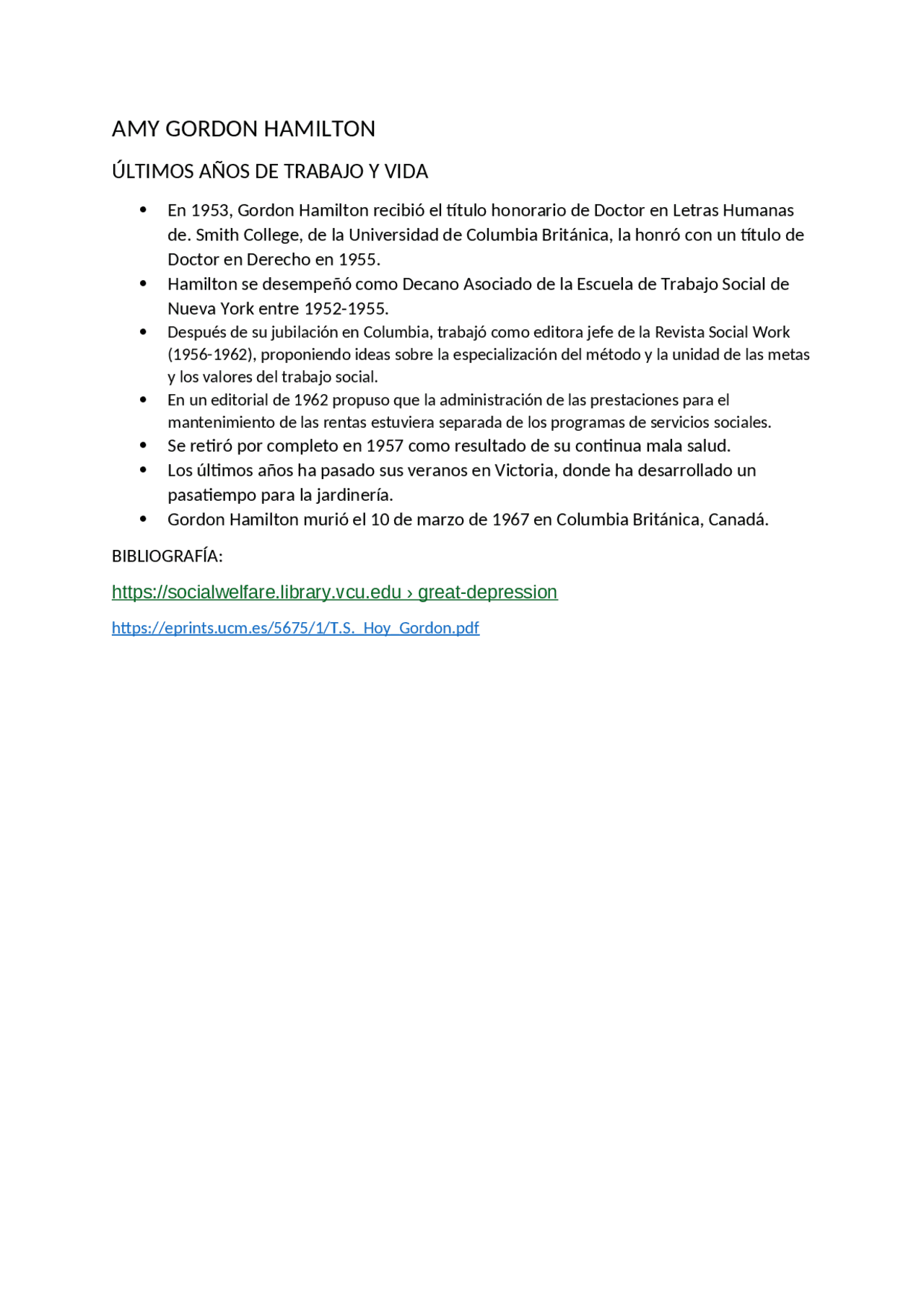 Amy Gordon Hamilton biografía | Apuntes de Historia Social y Económica ...