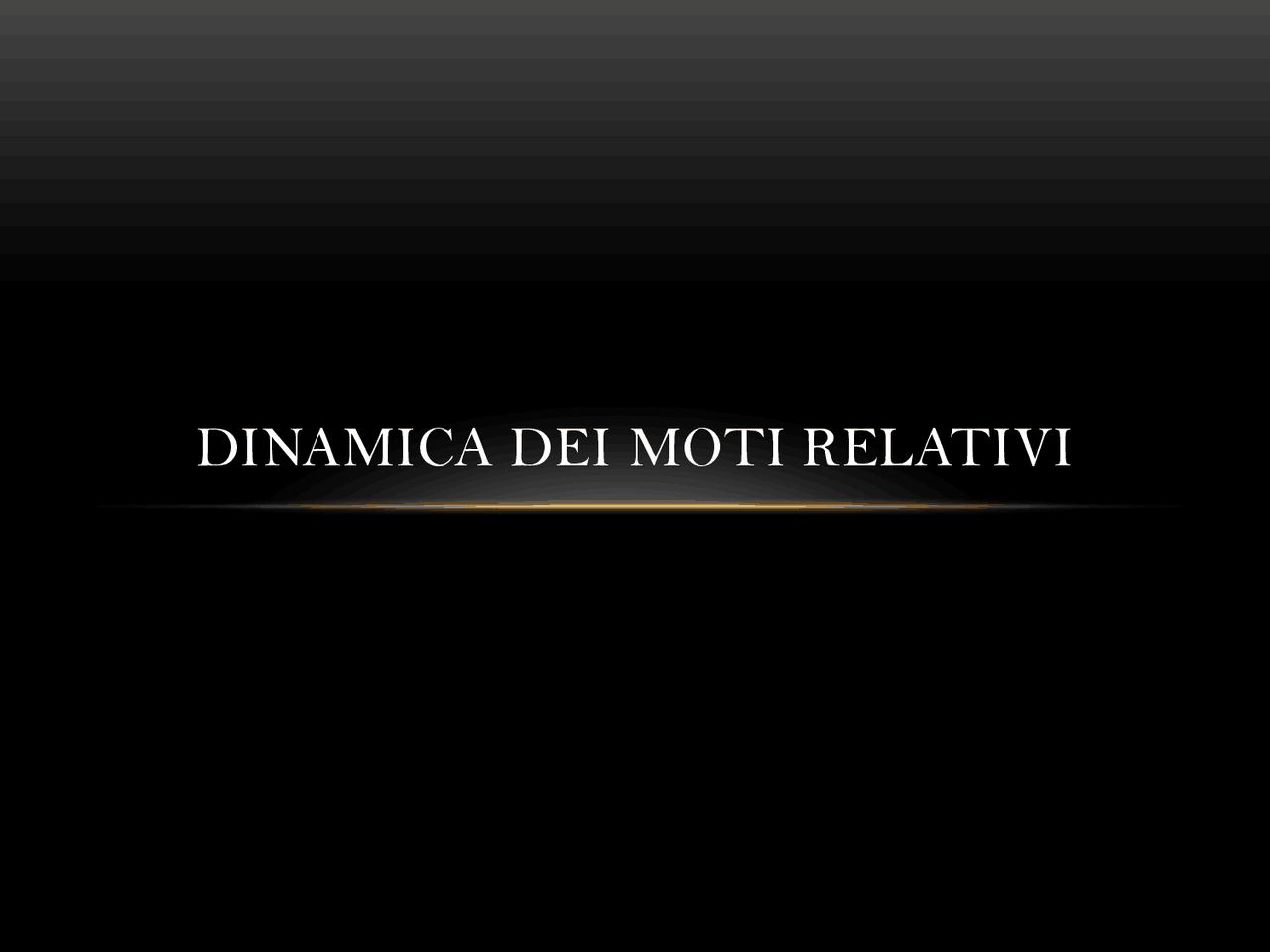 Dispense Moti Relativi Docsity