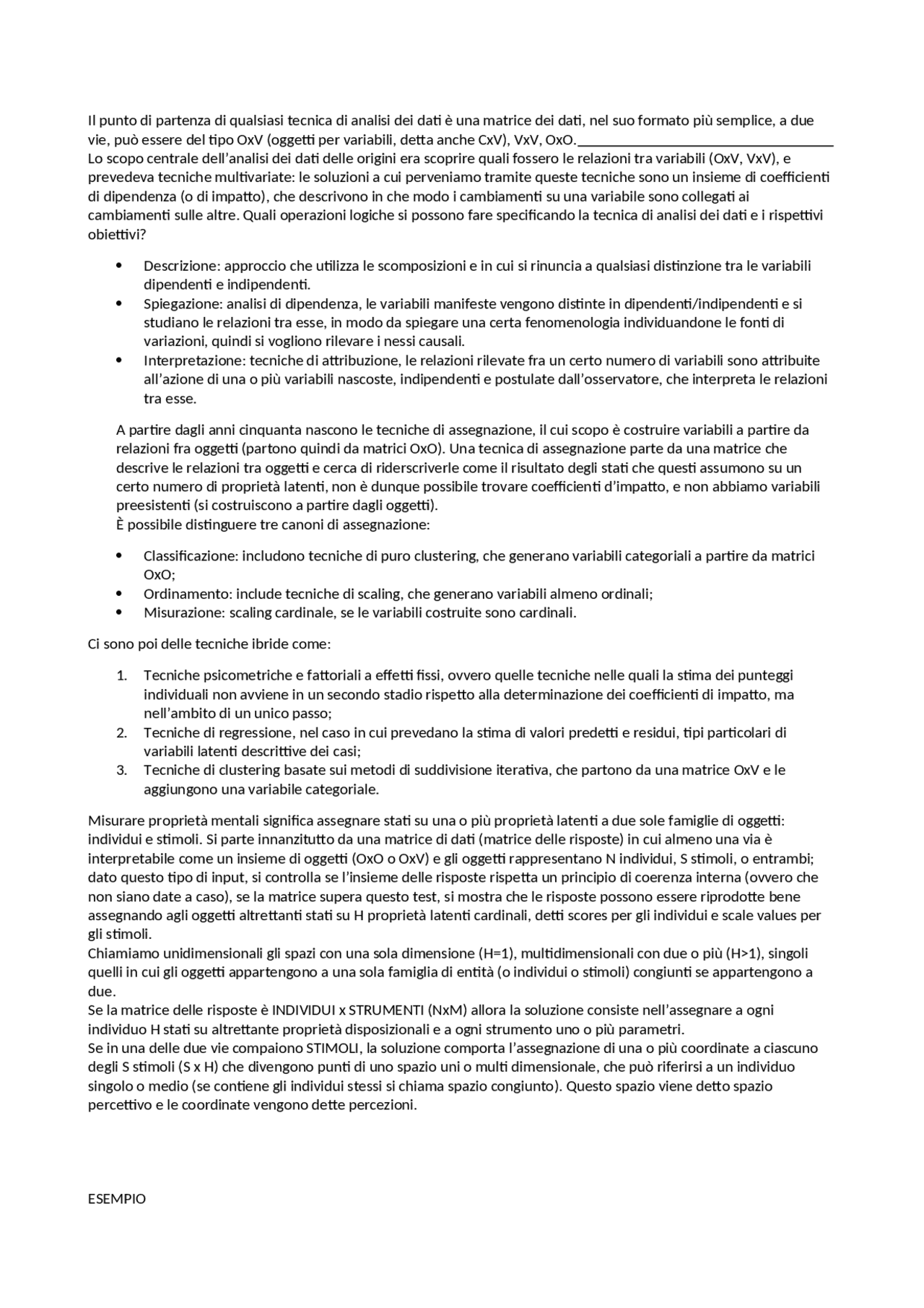 Manuale Di Analisi Dei Dati Luca Ricolfi Docsity