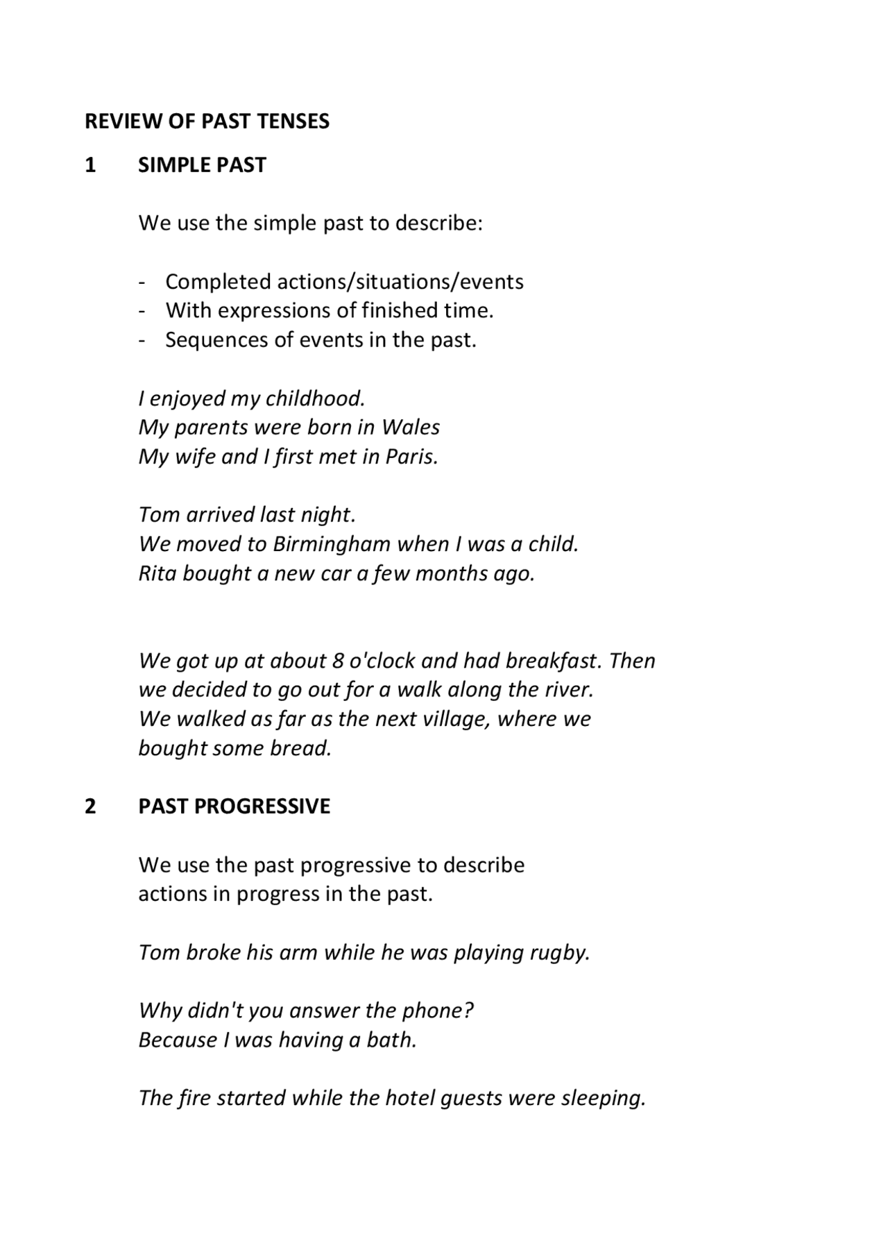 Inglese livello B1 di Prescott - Docsity