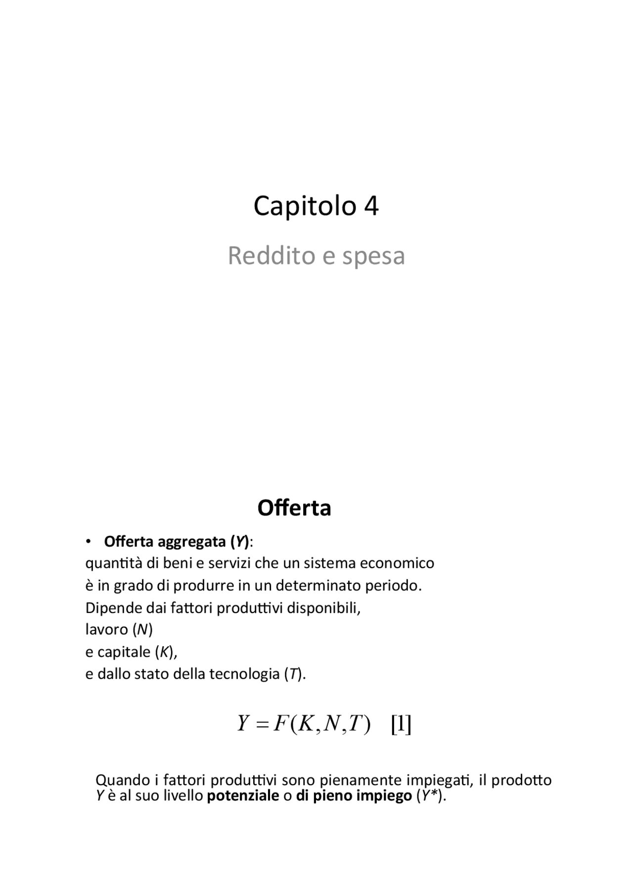 Macroeconomia Modello Reddito Spesa1 Docsity