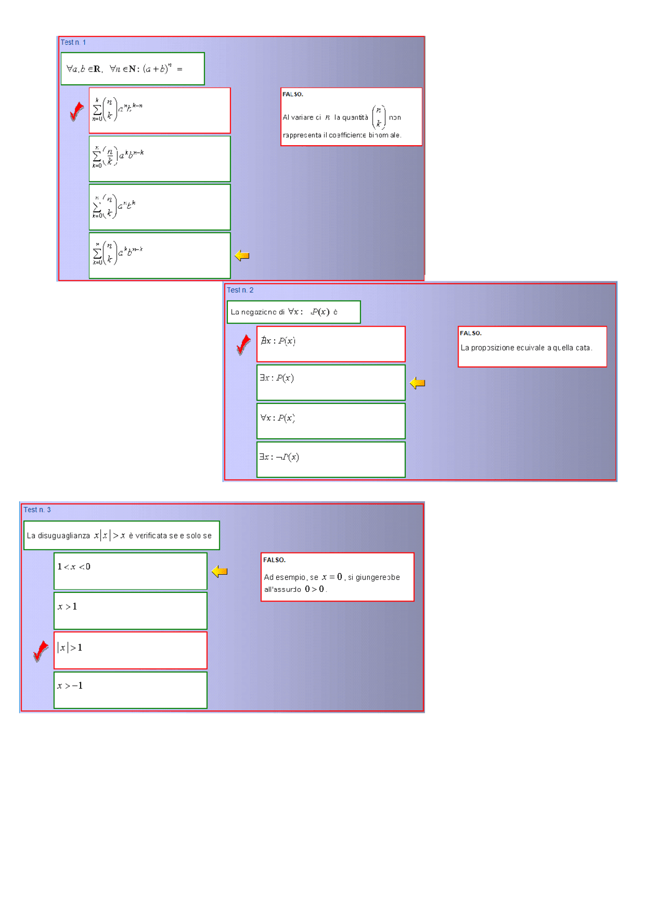 Matematica Generale Docsity