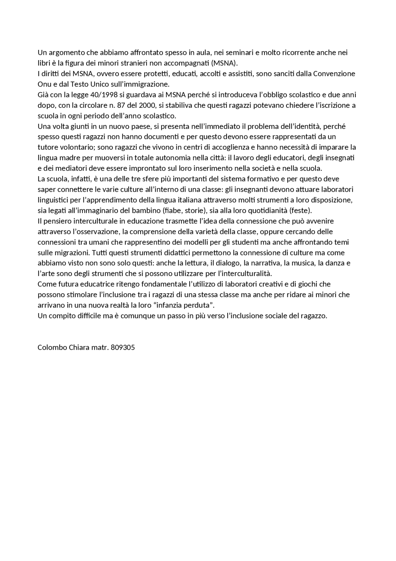 Pedagogia Interculturale Docsity