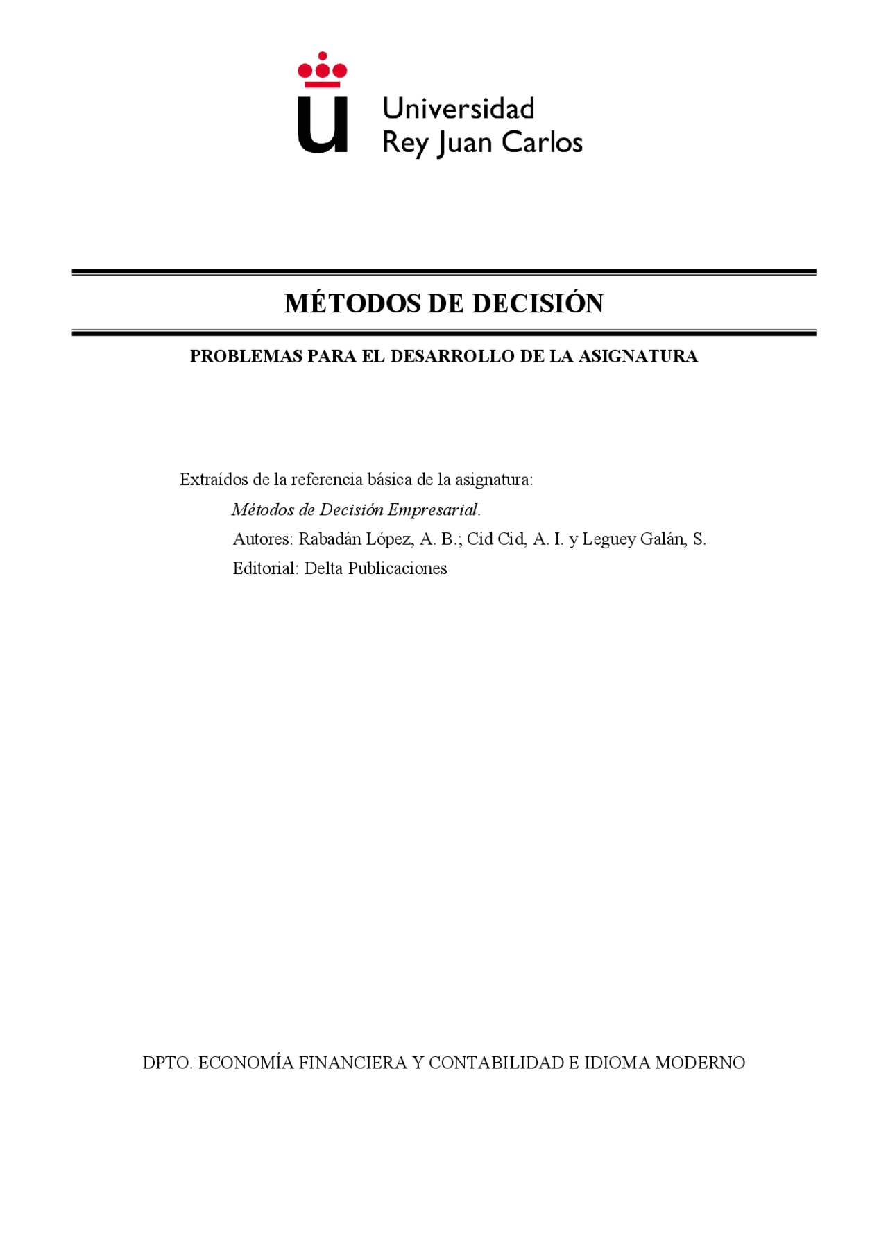 Ejercicios De Metodos Docsity