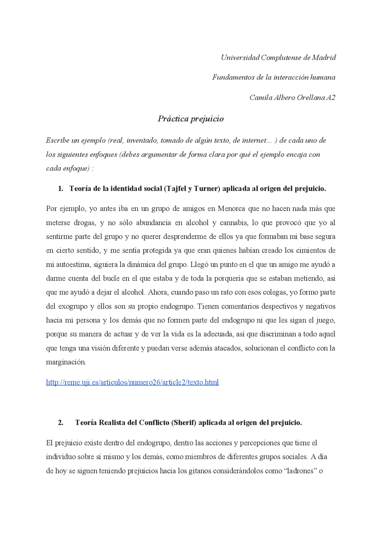 Psicología Prácticas Ejercicios De Psicología Docsity