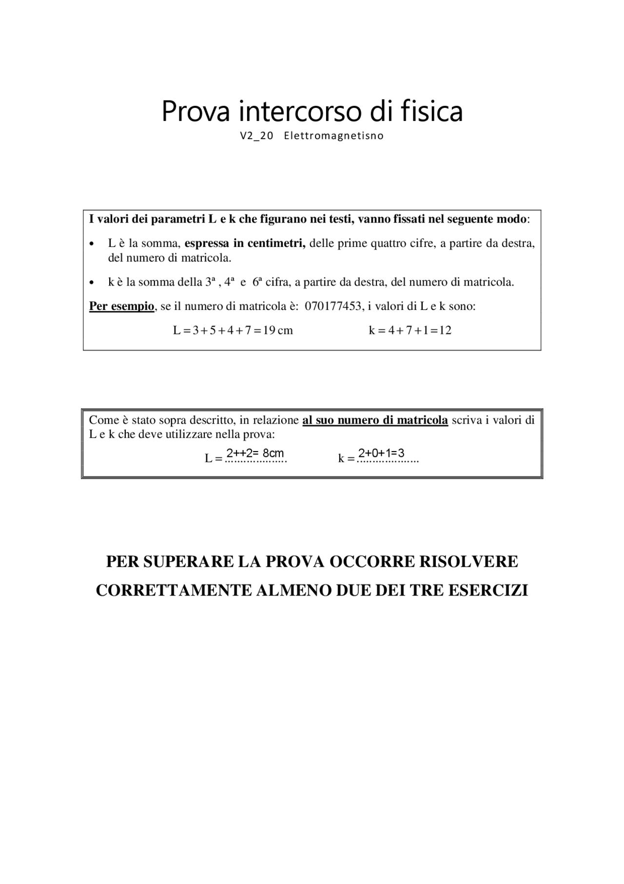Elaborato 2 Elettromagnetismo Fisica Sperimentale Docsity