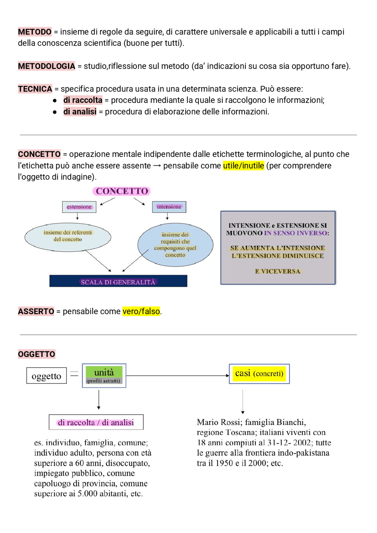 Slide E Appunti Di Metodologia Della Ricerca Sociale Docsity