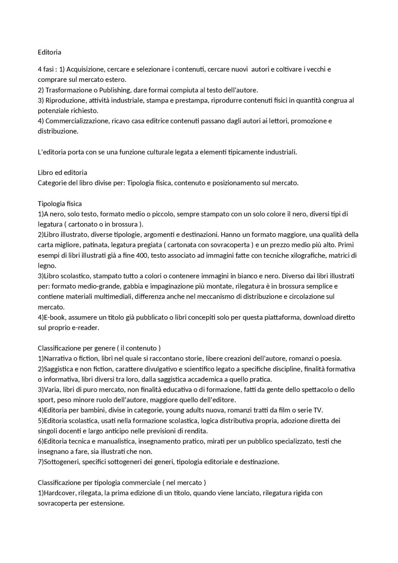 Editoria Per Esame Base Docsity