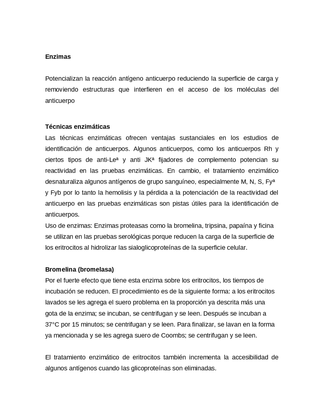 Enzimas Universidad Apuntes De Química Docsity
