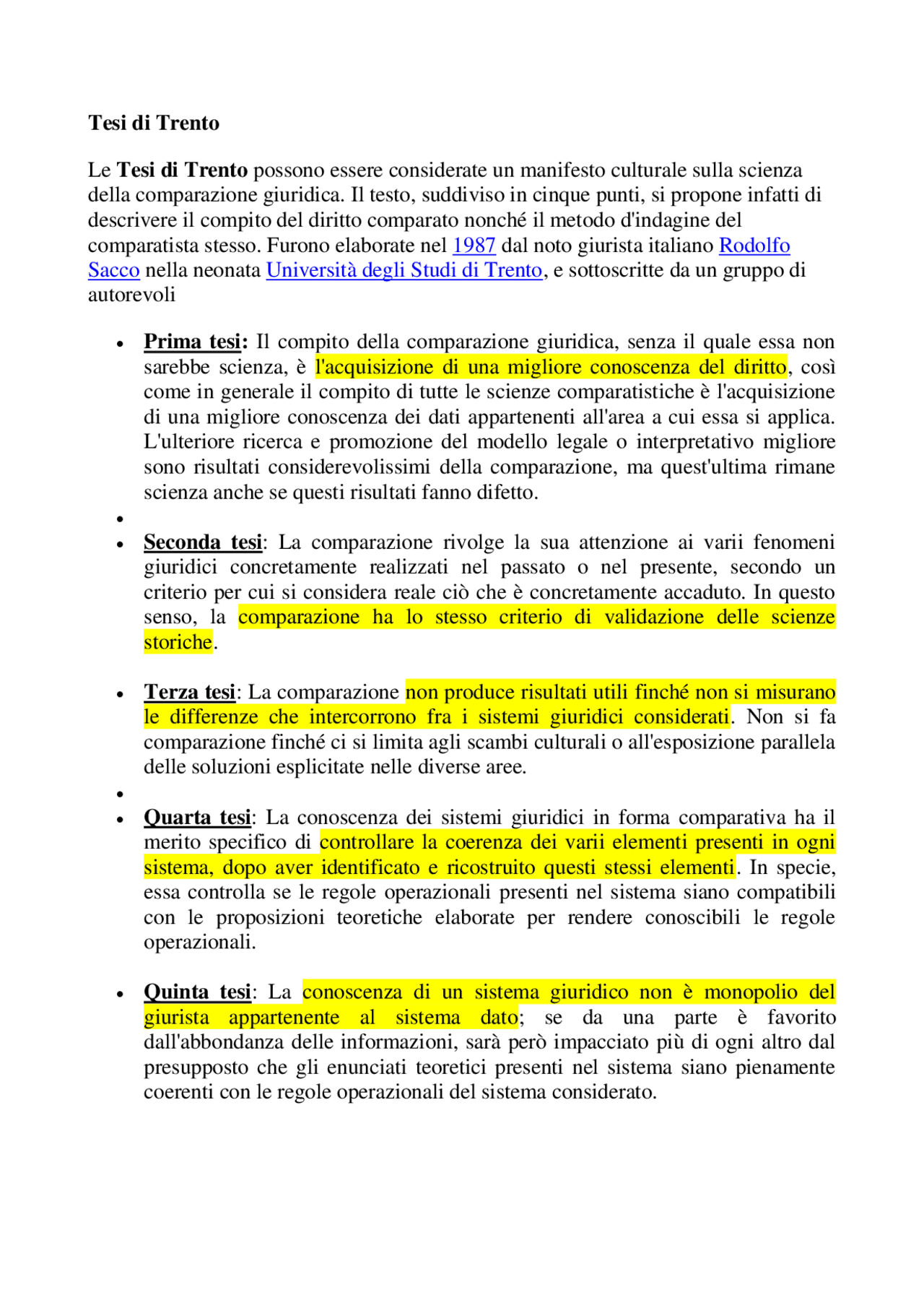 Appunti Diritto Sistemi Docsity