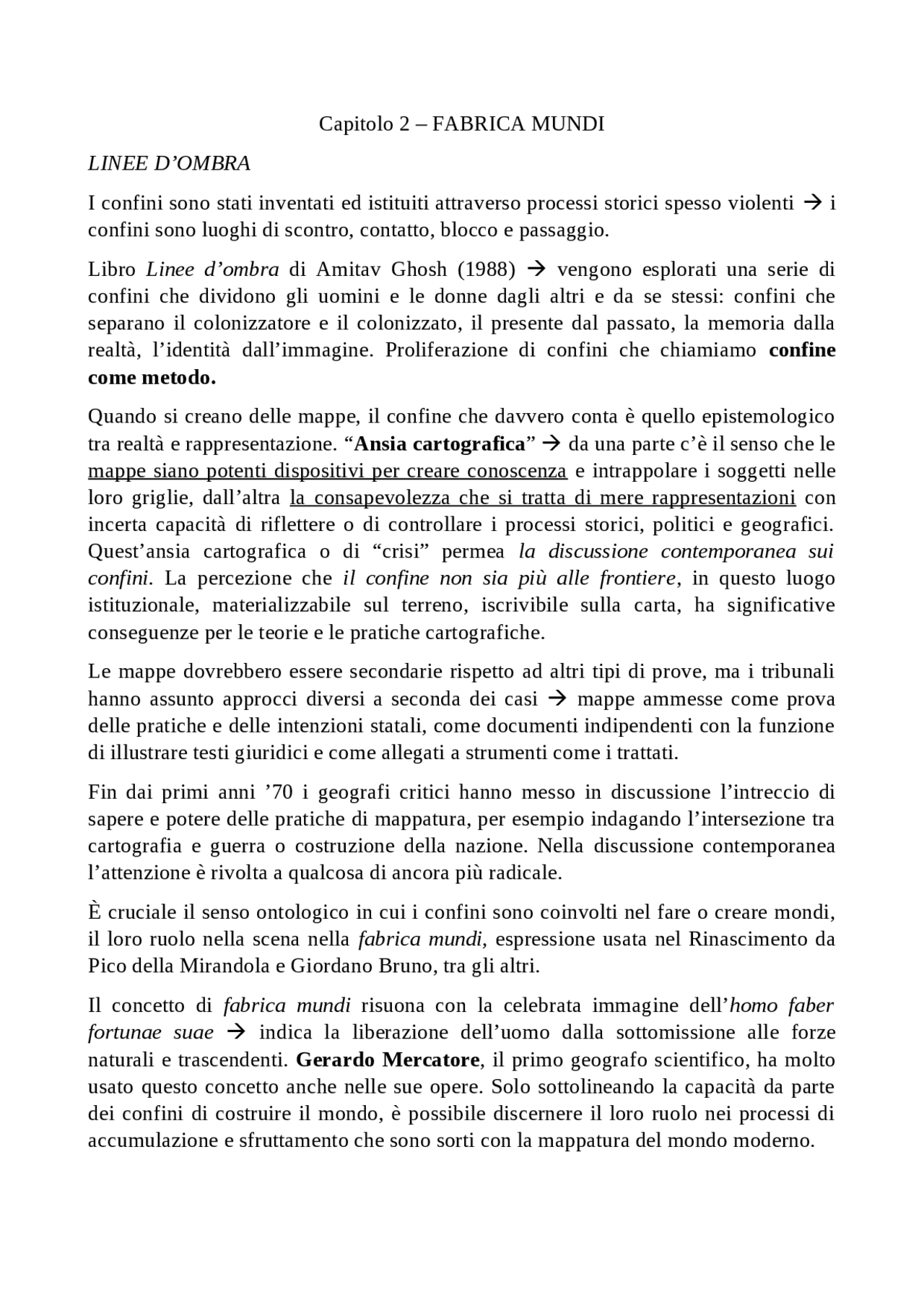 Confini E Barriere Sociologia Dei Processi Culturali Docsity