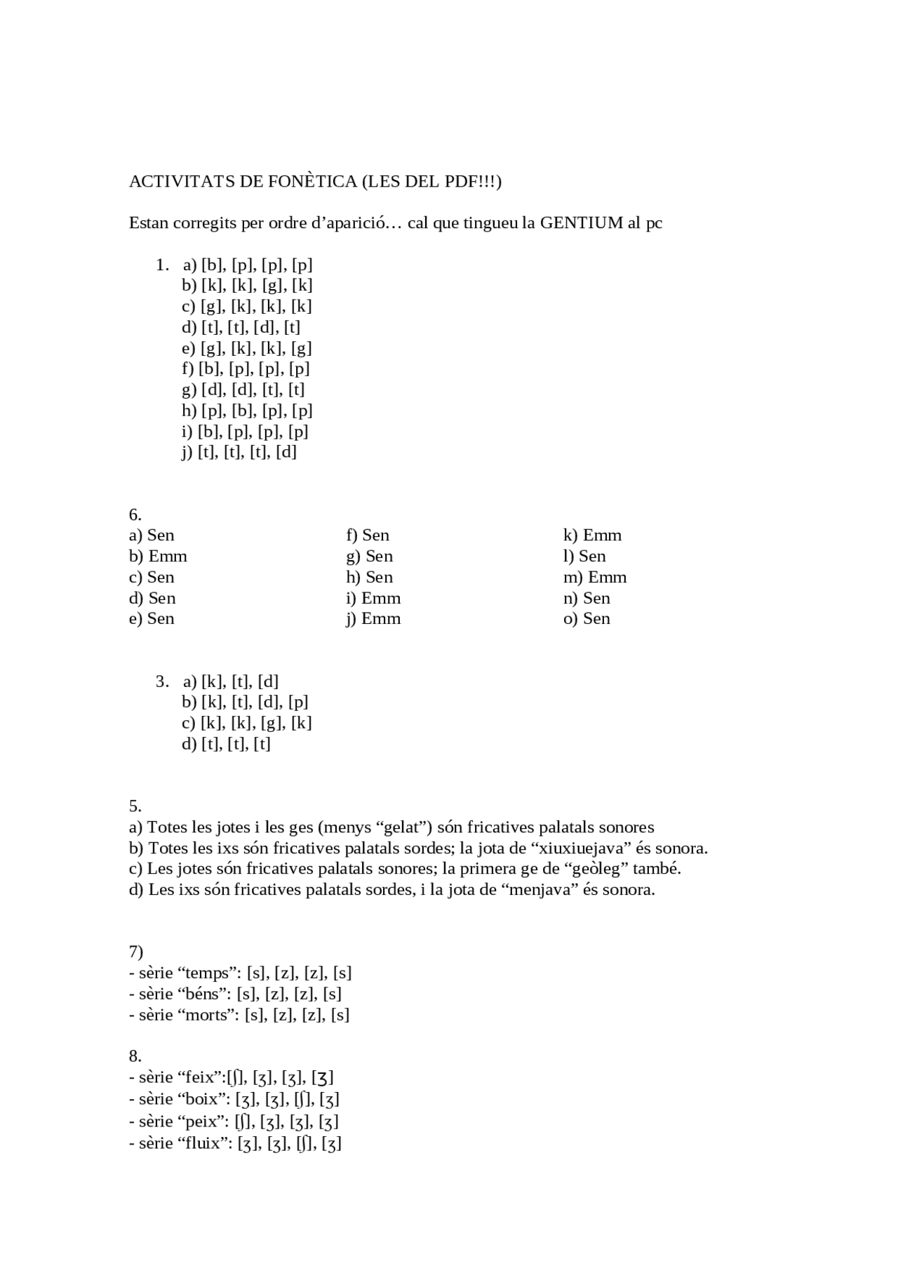 Repaso fonetica para sacar un 10 en el examen xd - Docsity