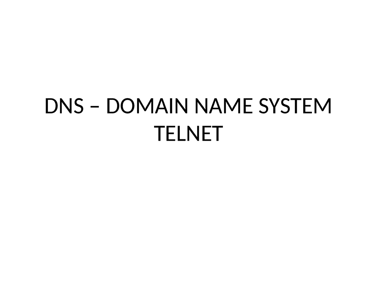 Dns Domain Name System Docsity