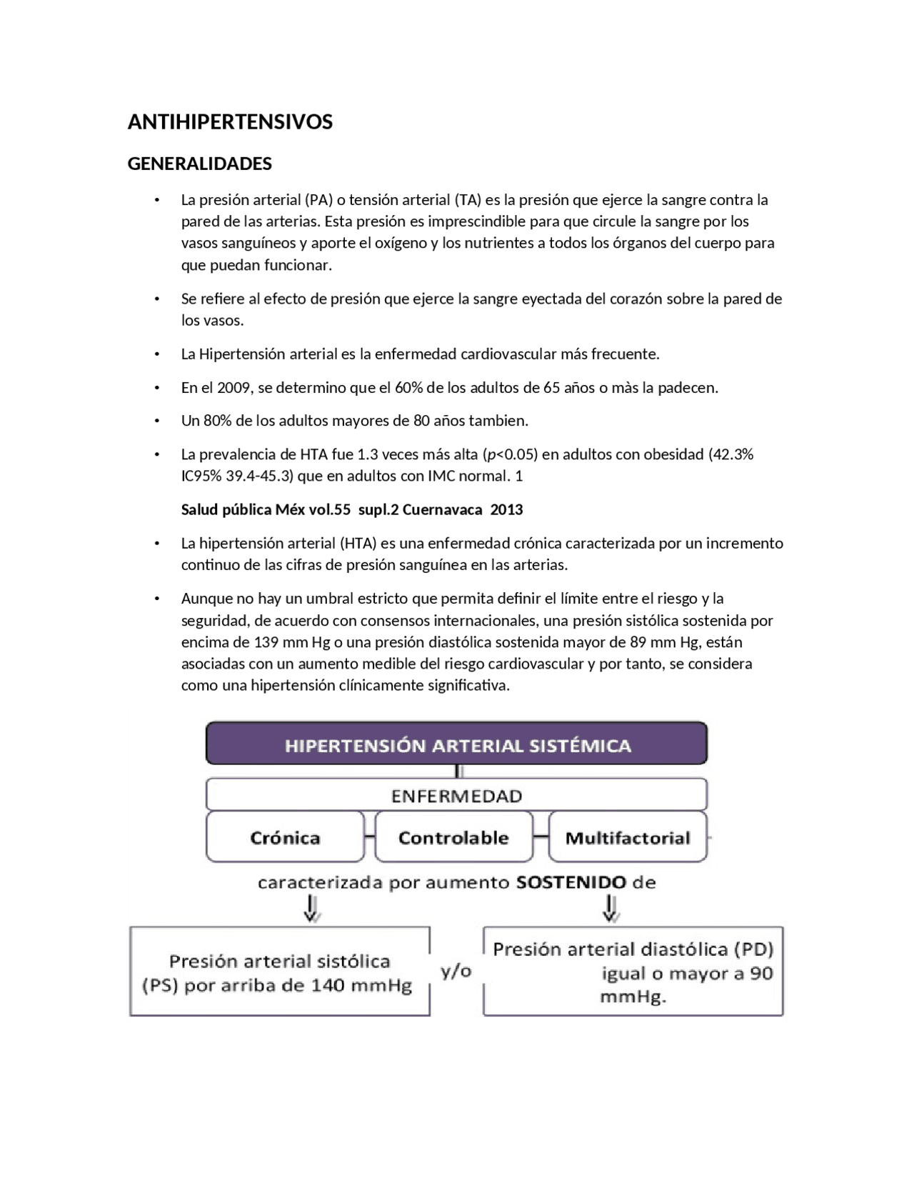 Farmacologia De Los Antihipertensivos Apuntes De Farmacología Docsity