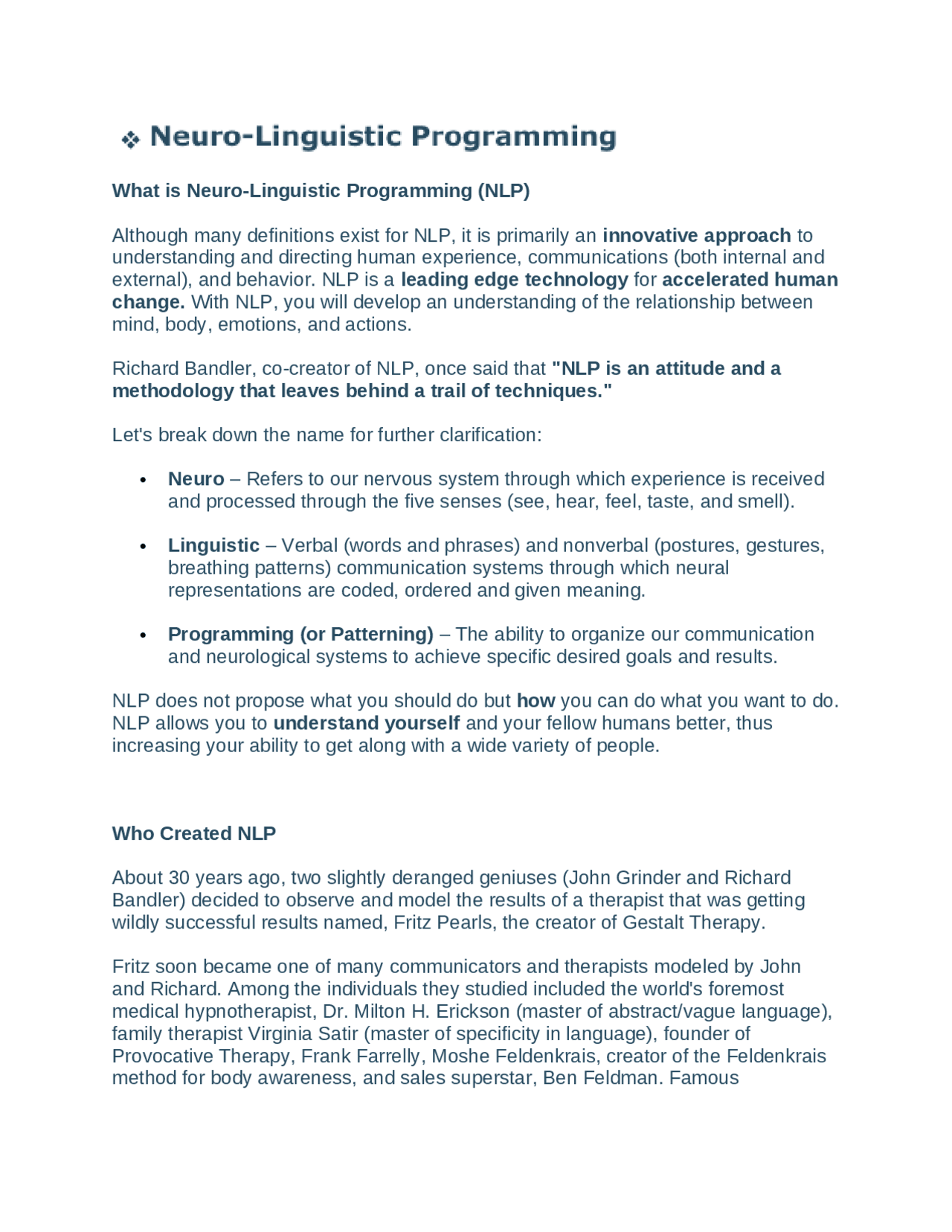 Intro to NLP and its Breakthrough - Docsity