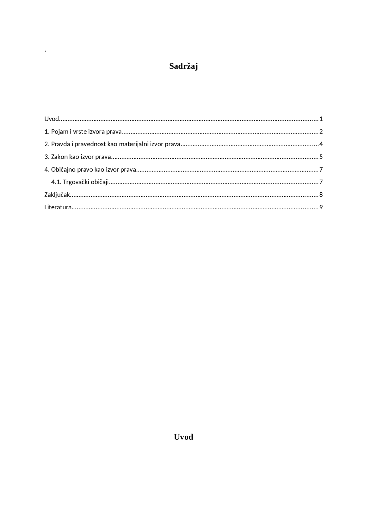 Seminarski Iz Gradjanskog Prava Esej Predlog Građansko Pravo Docsity