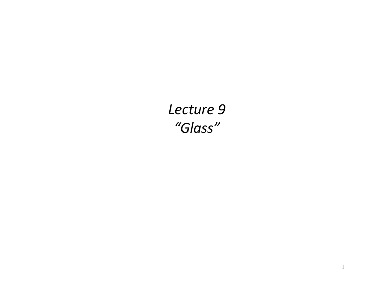 Material Introduction And Uses Docsity