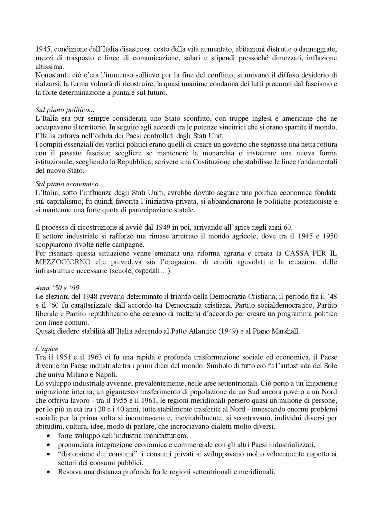 Percorso Di Cittadinanza Docsity