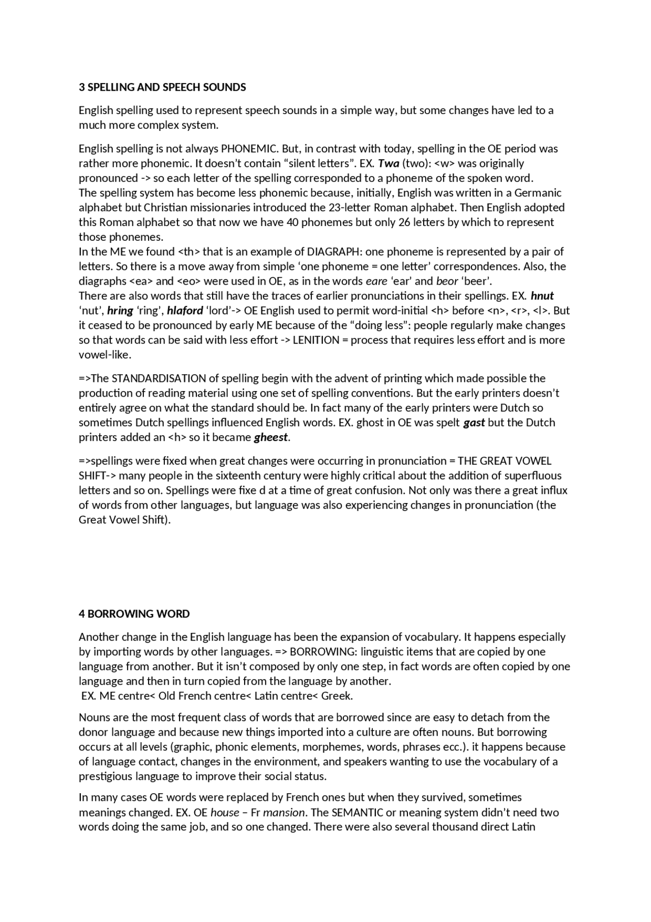 Riassunto History Of English Pt2 Docsity